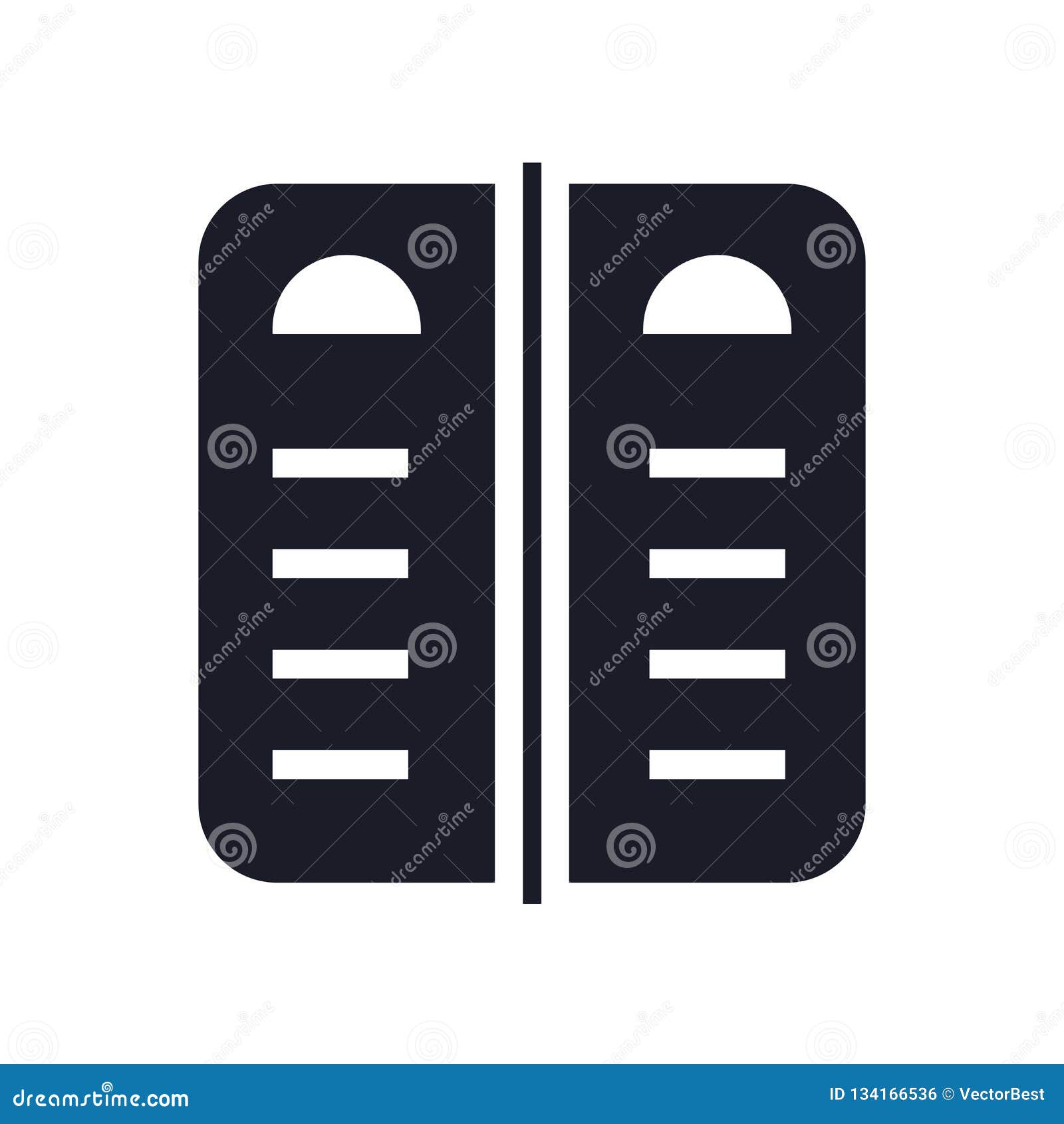 Menu Icon Vector Sign and Symbol Isolated on White Background, Menu ...