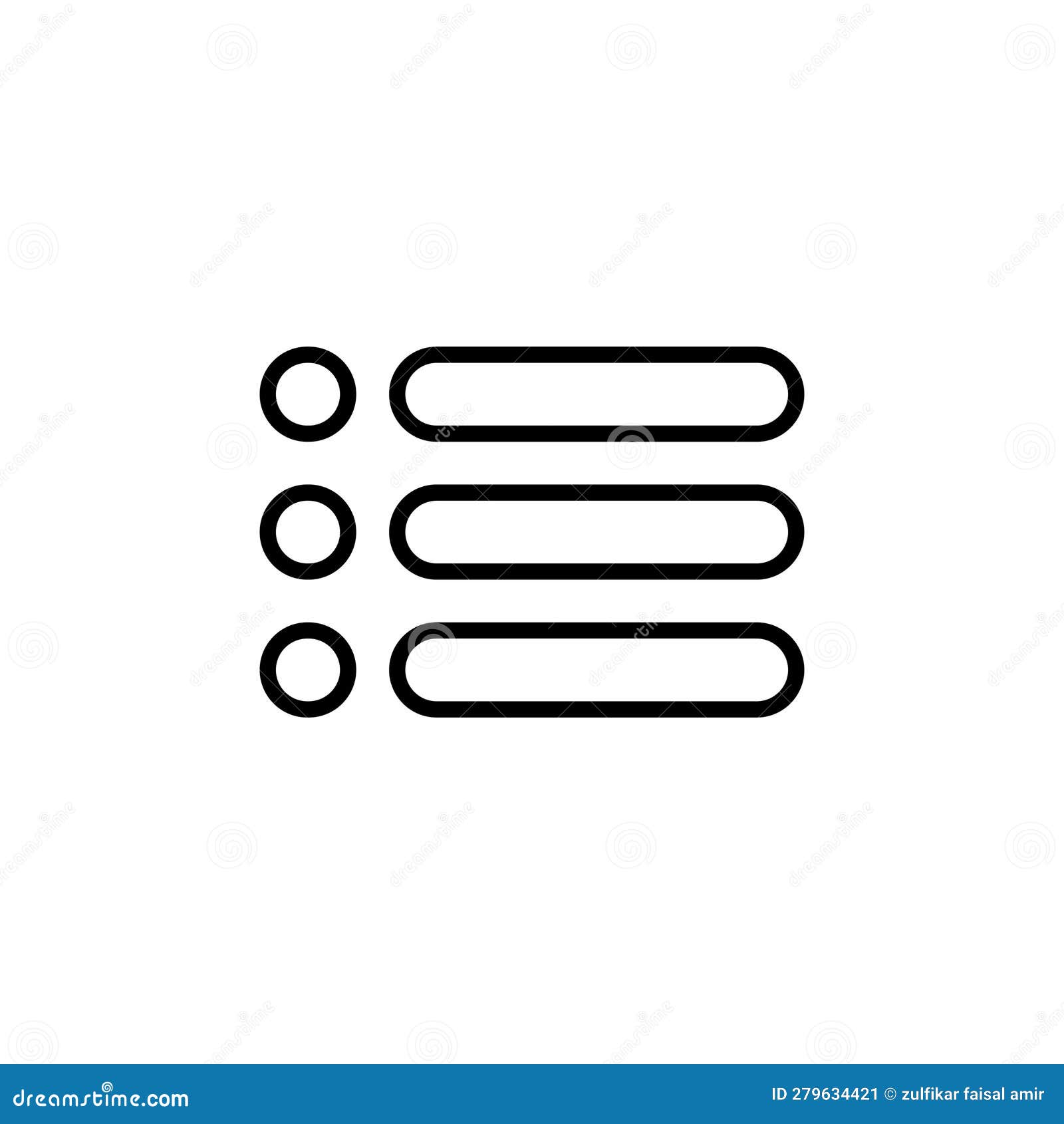 Menu Icon . Web Menu Icon. Hamburger Menu Symbol Stock Vector ...