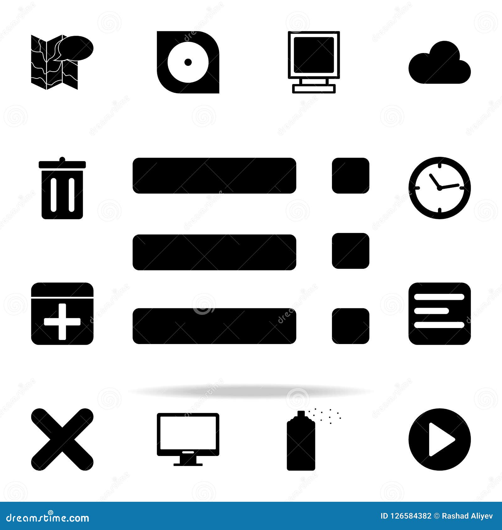Menu Icon. Web Icons Universal Set for Web and Mobile Stock ...