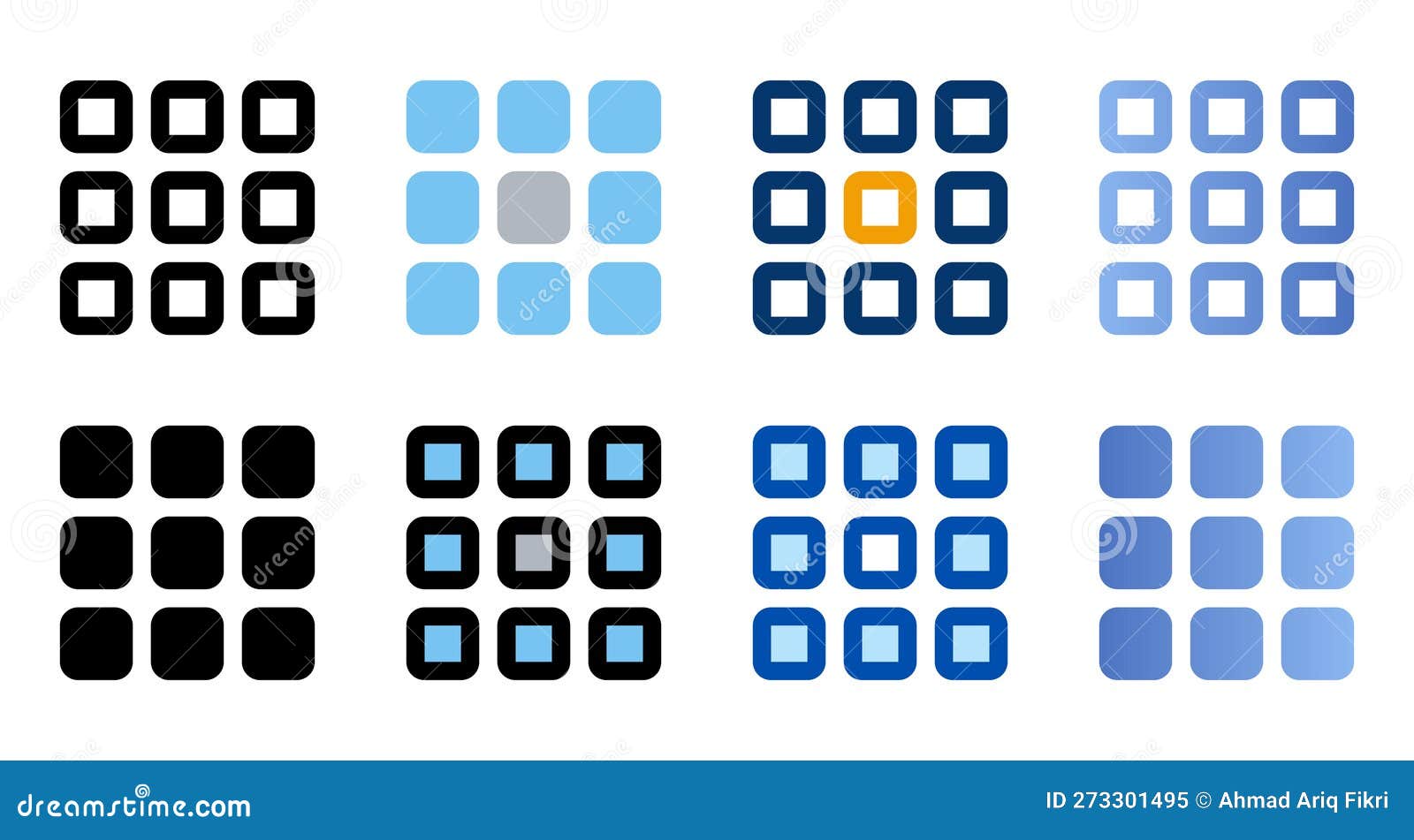Menu Icons in Different Style. Menu Icons. Different Style Icons Set ...
