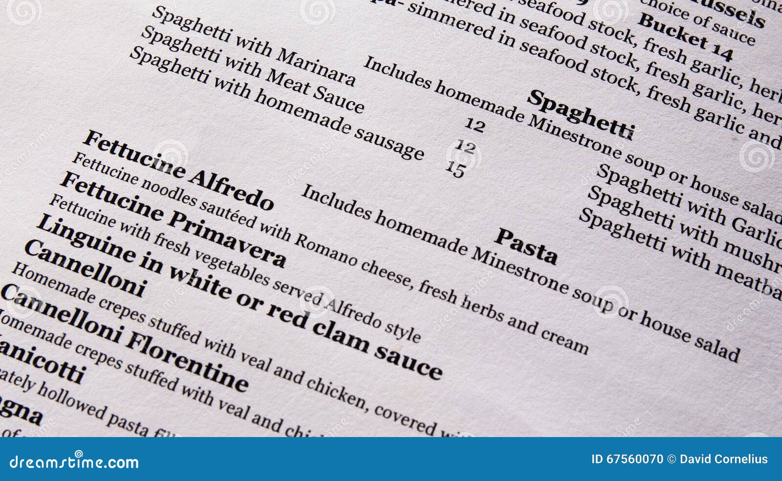 Menu italiano foto de stock. Imagem de alfred, molho - 67560070