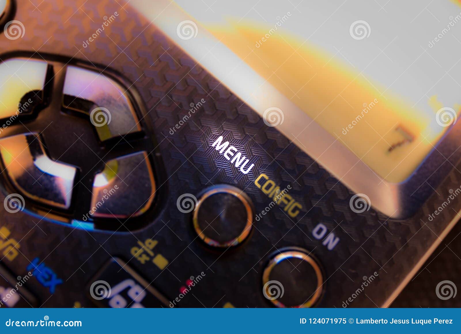 Menu Key of the Keyboard of a Scientific Calculator Stock Image - Image ...