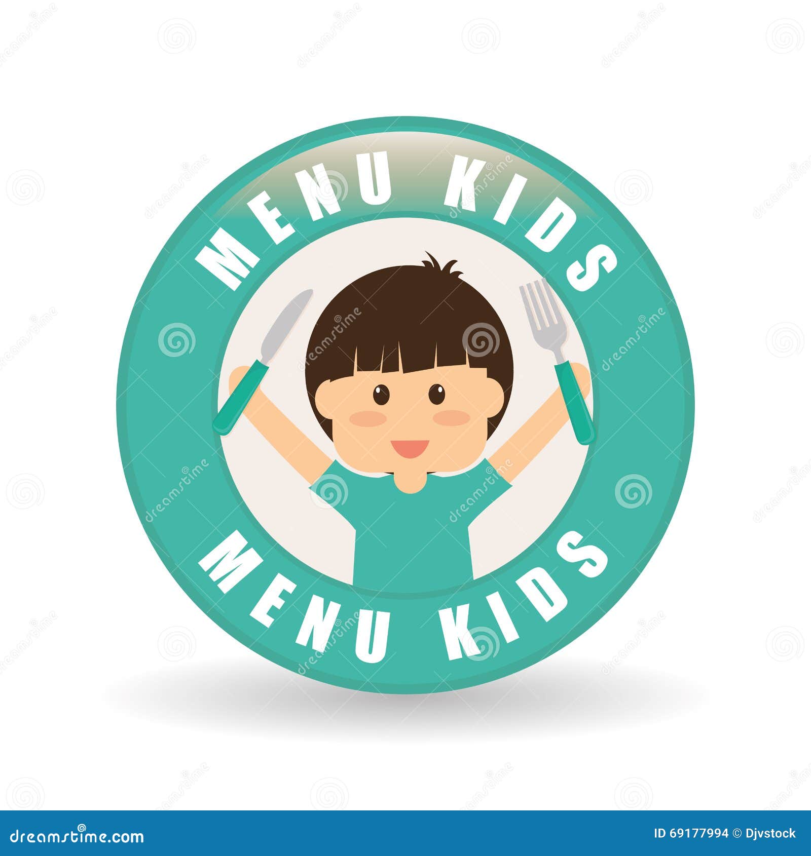 Menu Kids Icon Design, Vector Illustration, Vector Illustration Stock ...