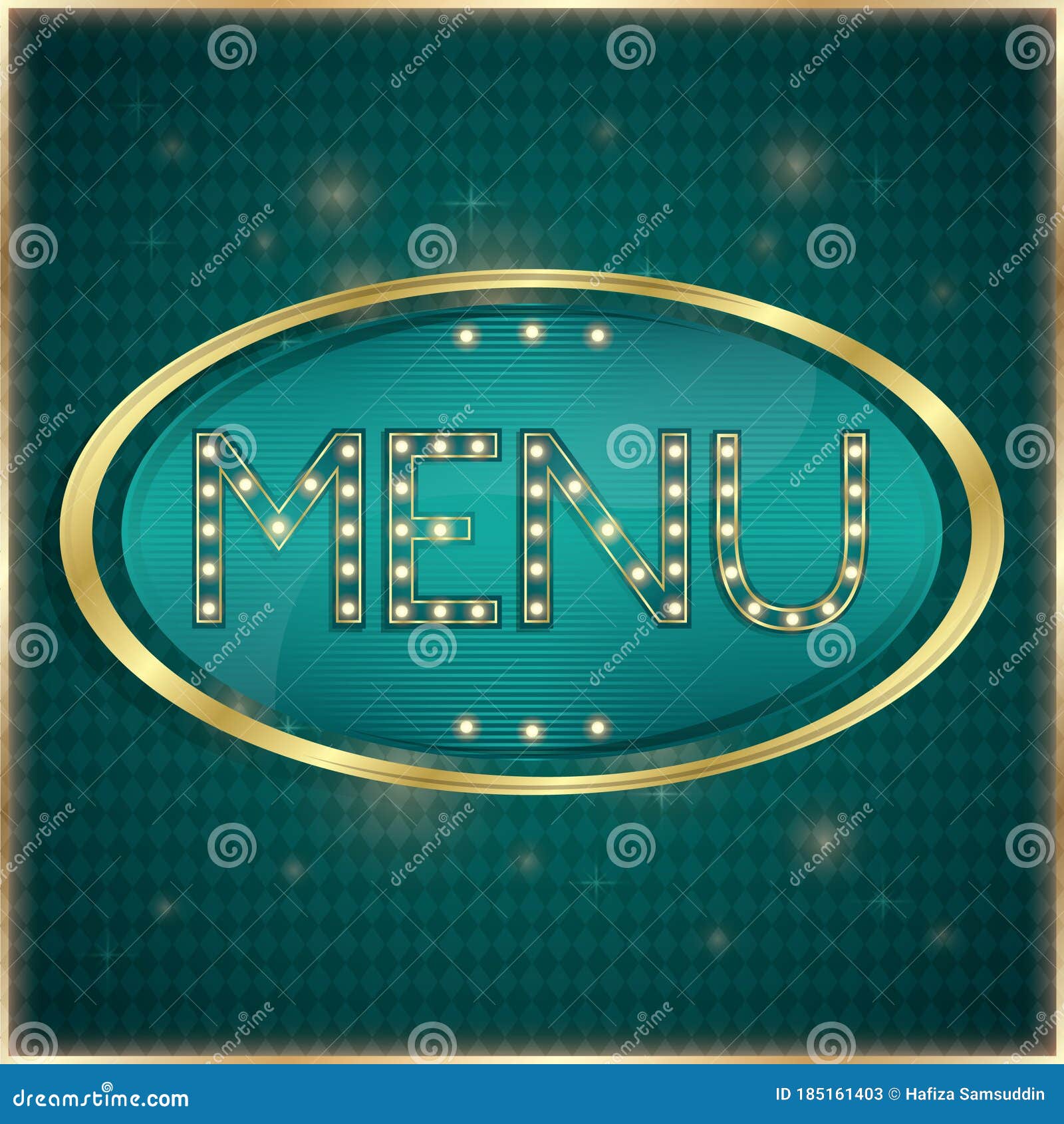 Menu Label. Vector Illustration Decorative Design Stock Vector ...