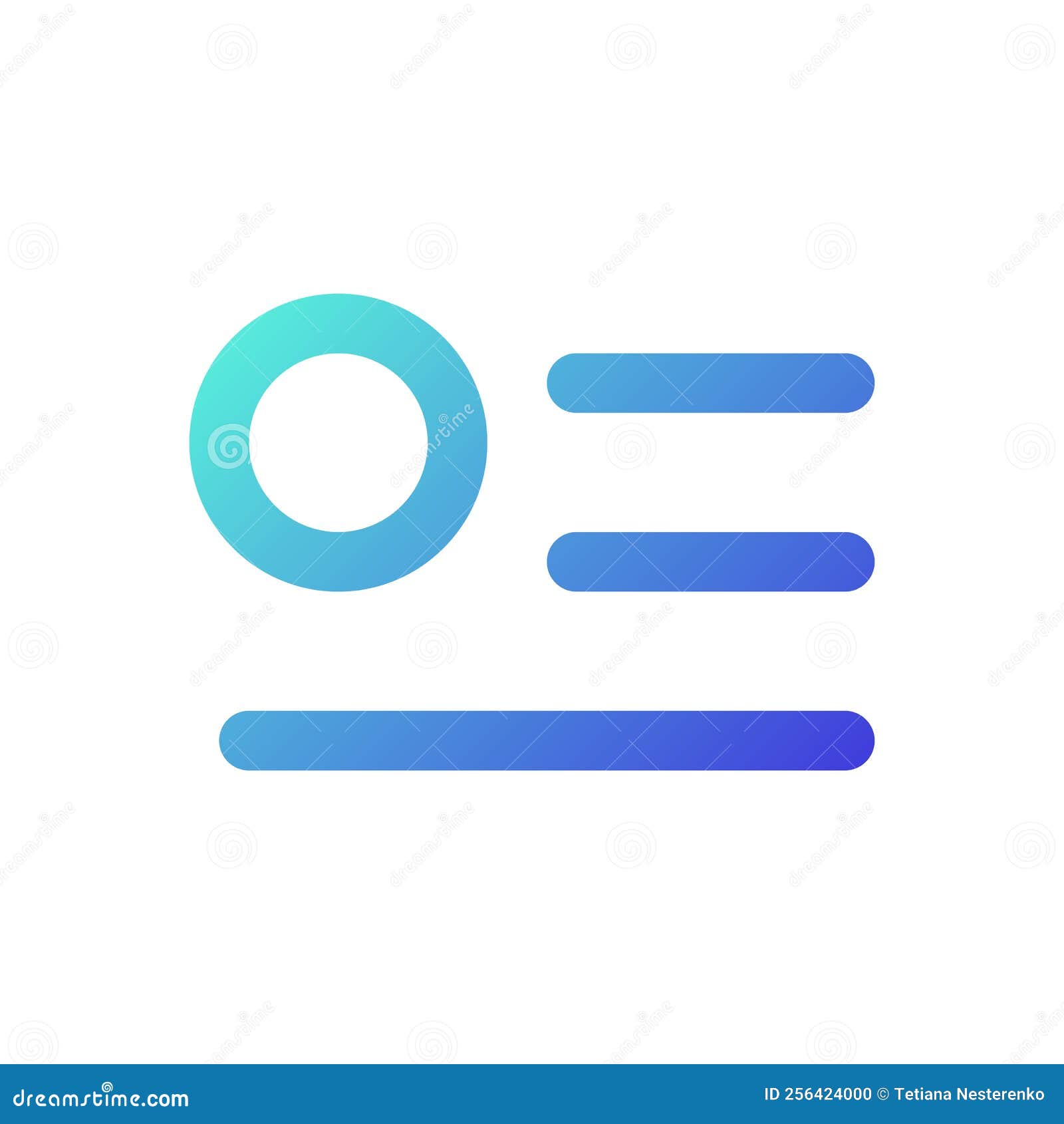 Menu Notification Pixel Perfect Gradient Linear Ui Icon Stock Vector - Illustration of digital ...