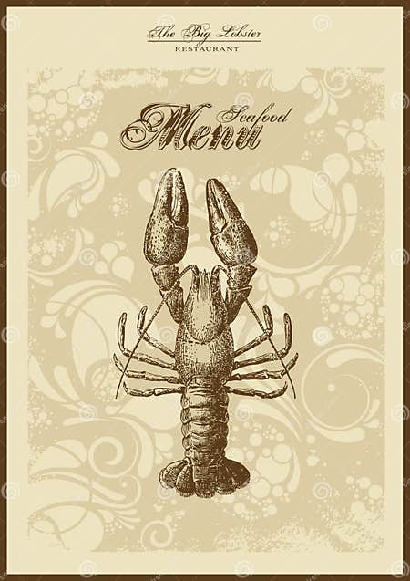 Menu Series: Fish and Seafood Stock Vector - Illustration of background ...