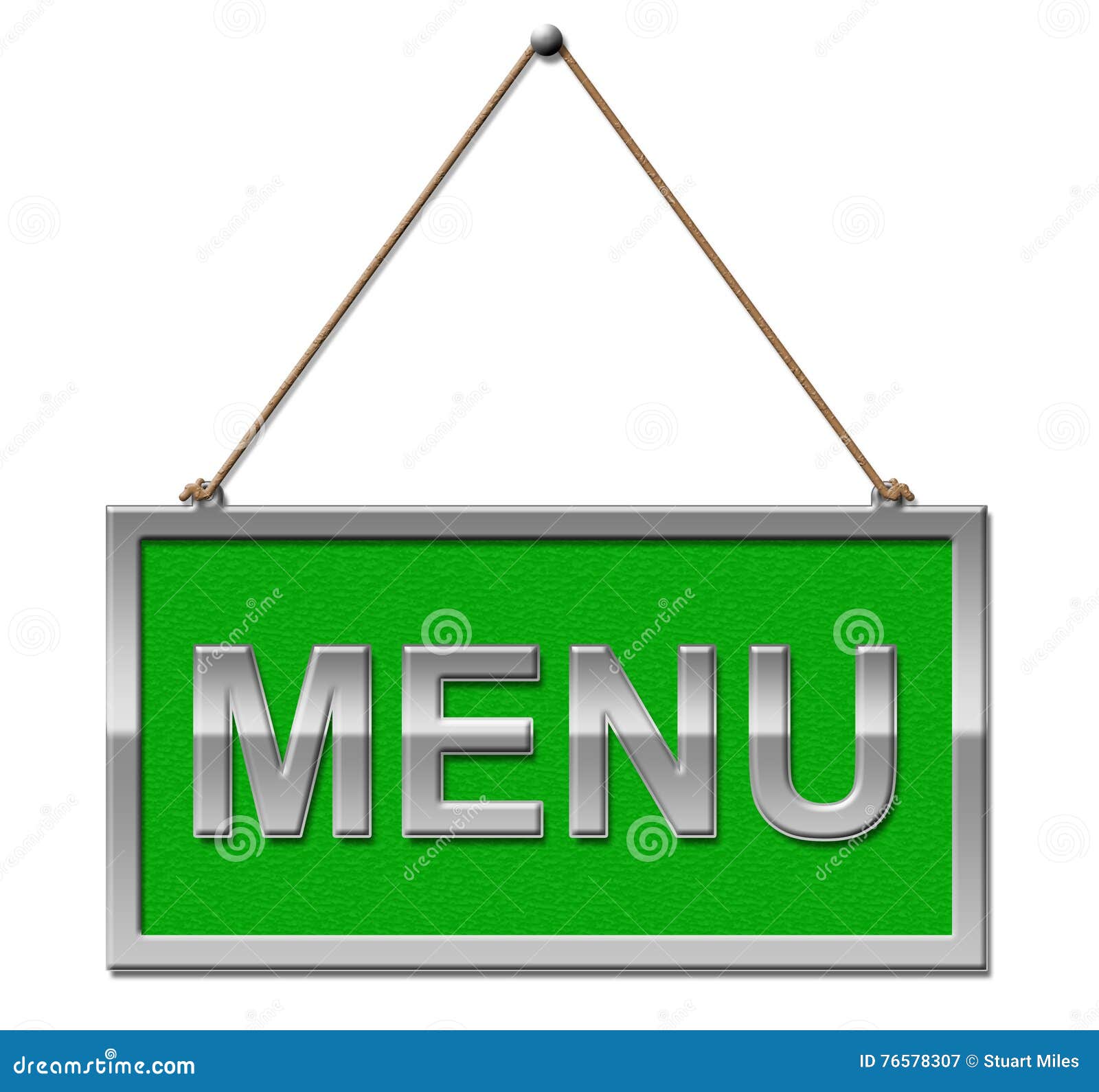 Menu Sign stock illustration. Illustration of food, gastronomy - 76578307