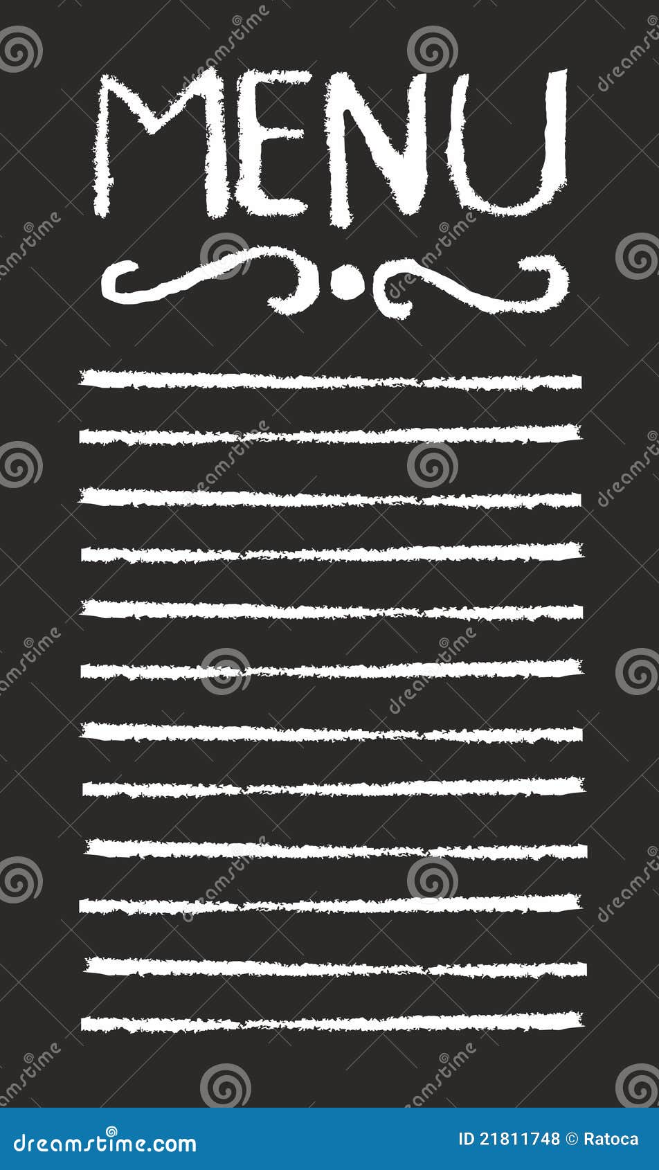 Menu slate stock vector. Illustration of wallpaper, style - 21811748