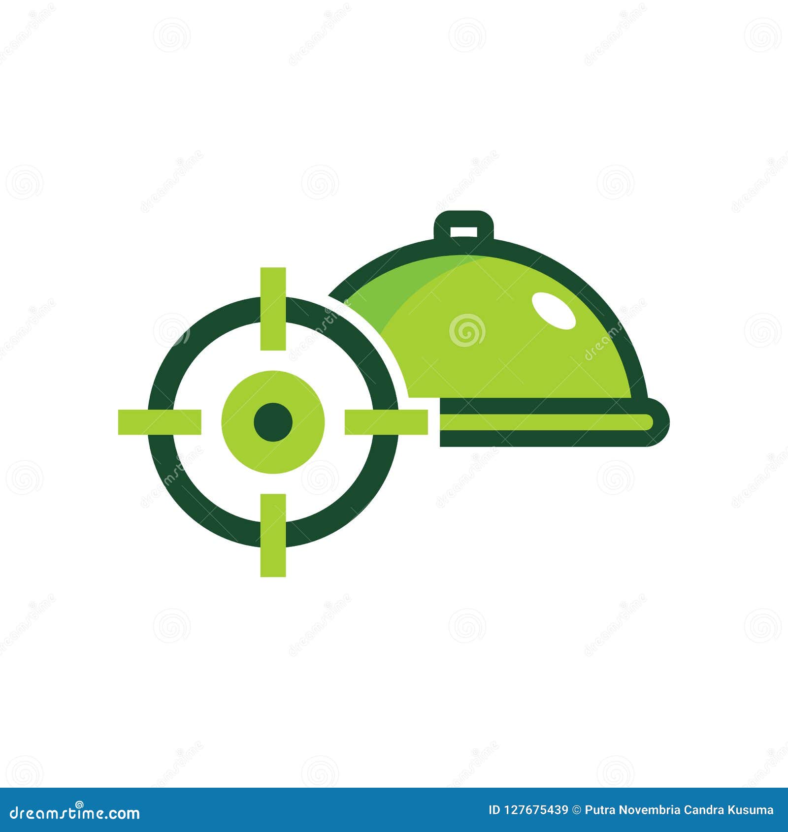 Menu Target Logo Icon Design Stock Vector - Illustration of graphic ...