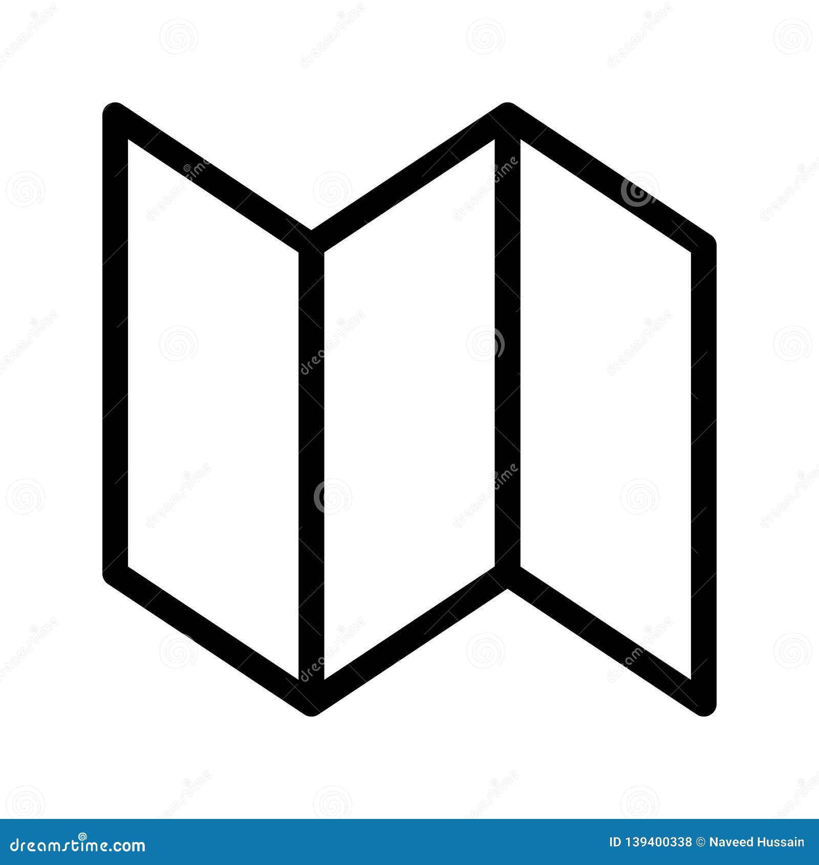 Menu thin line vector icon stock vector. Illustration of colored ...