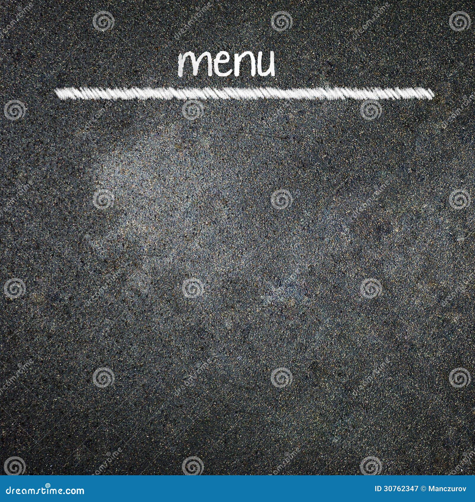 Menu Title Written with Chalk on Blackboard Stock Image - Image of diet ...