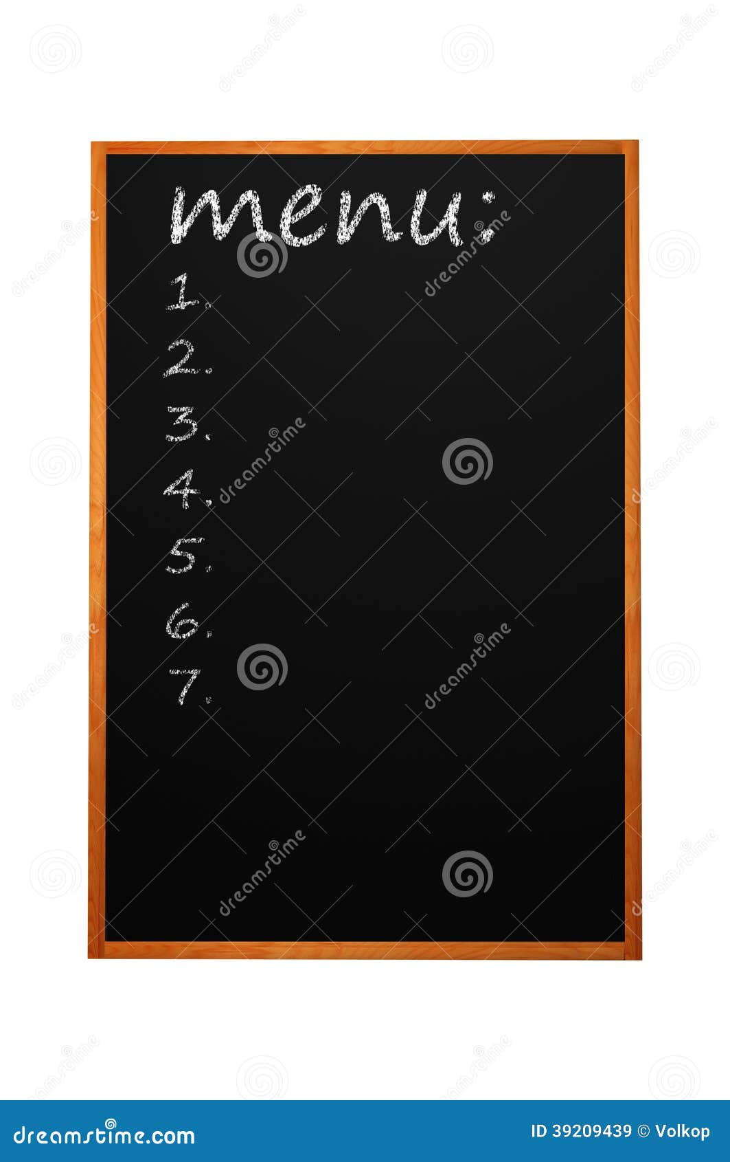 Menu Title Written with Chalk Stock Image - Image of chalk, list: 39209439