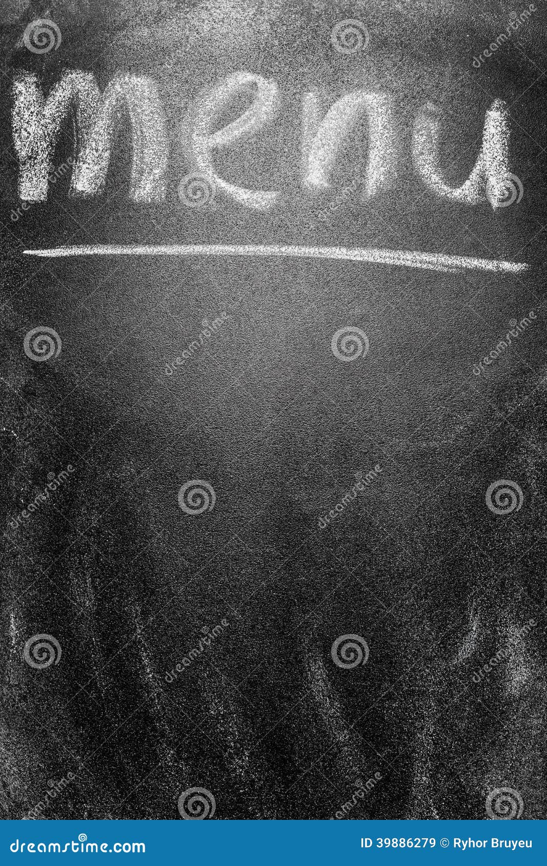 Menu title stock image. Image of list, dinner, chalk - 39886279