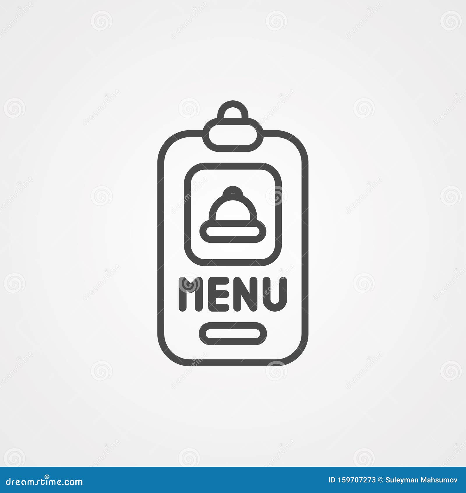 Menu Vector Icon Sign Symbol Stock Illustration - Illustration of ...