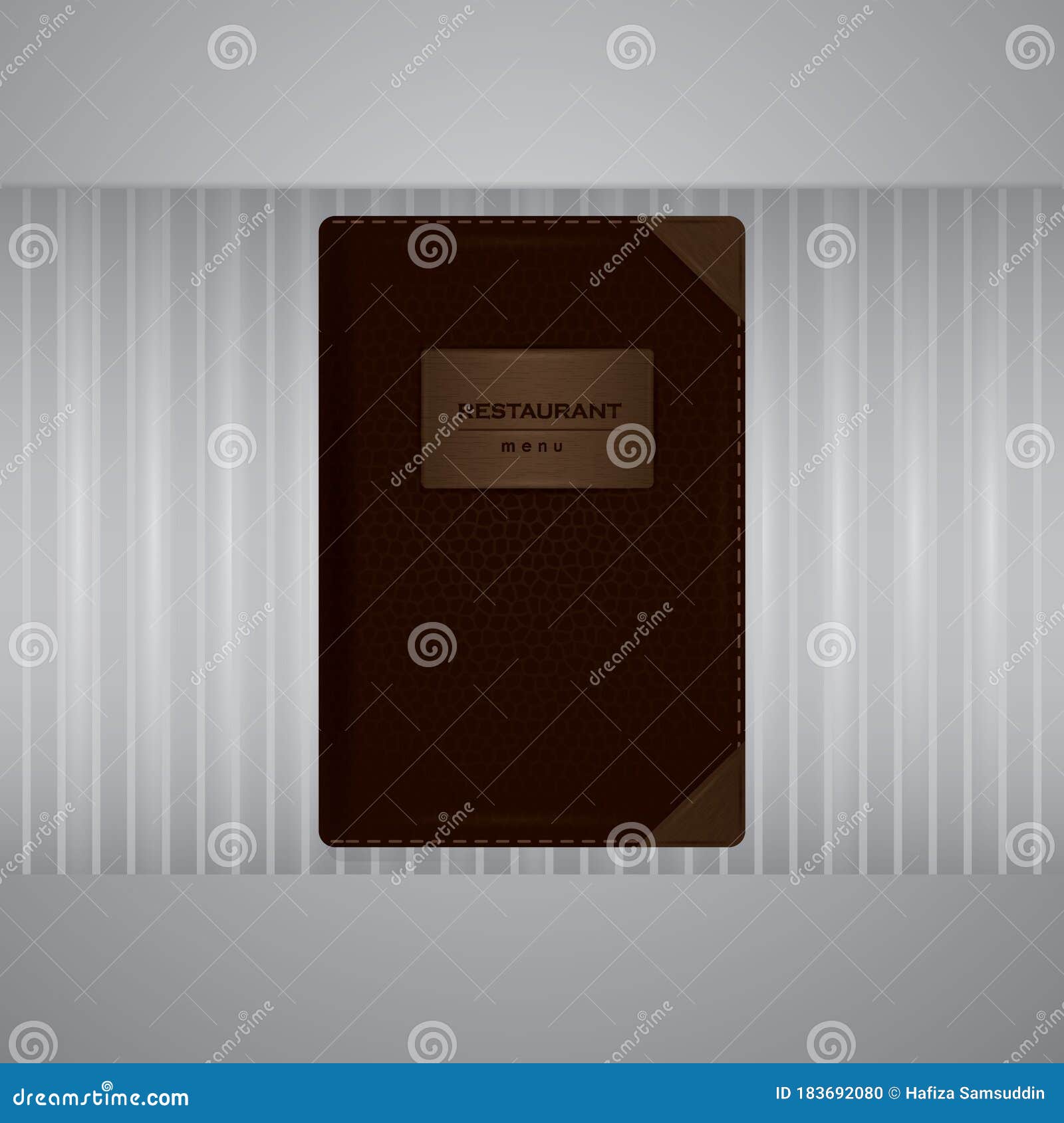 Menu stock vector. Illustration of book, brochure, menus - 183692080