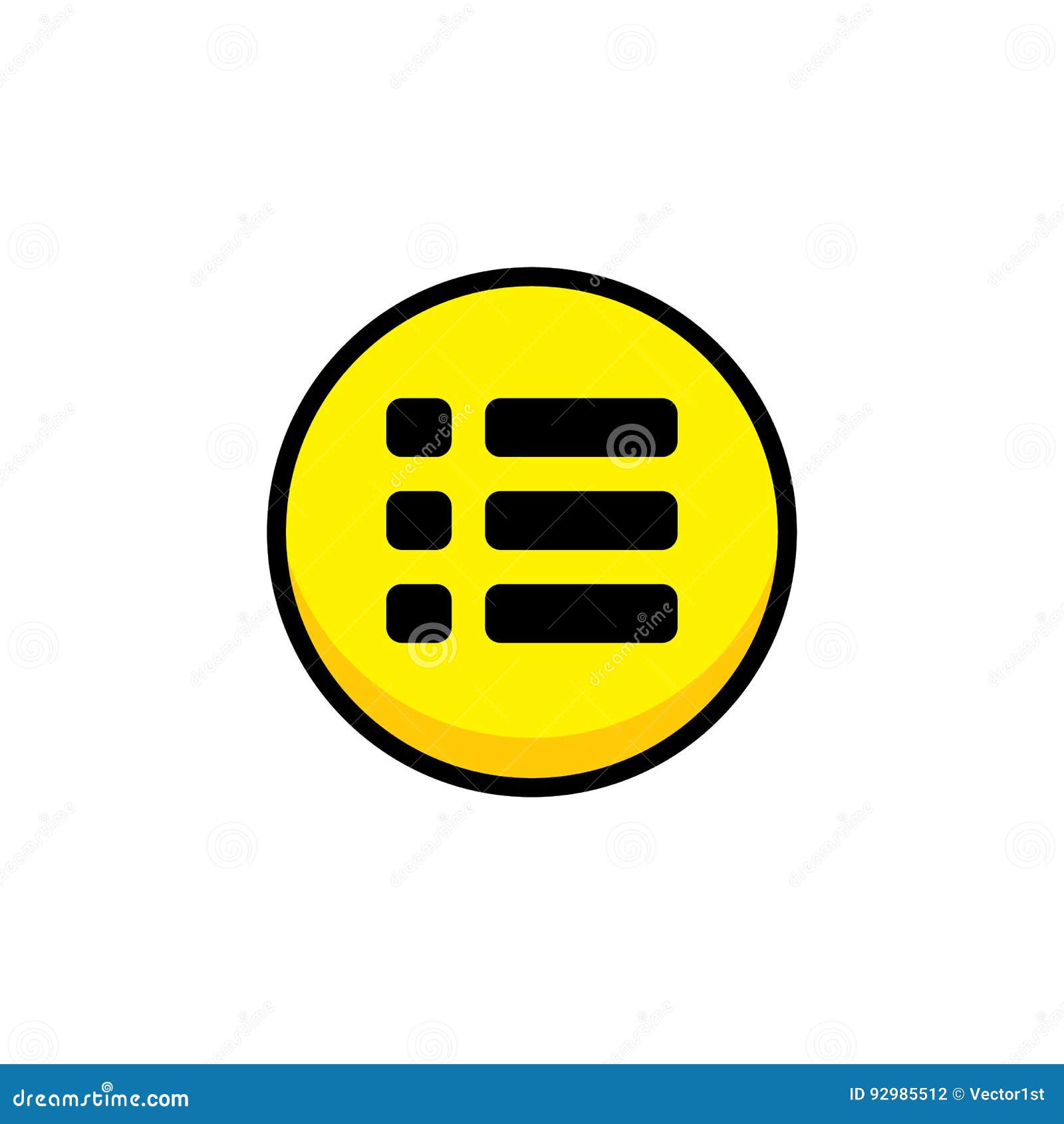 Menu Video Game Asset Menu Icon Button Layer Art Stock Vector ...