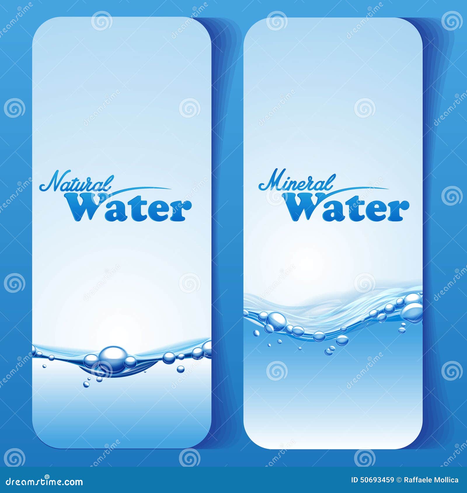 Menu water stock vector. Illustration of graphics, design - 50693459