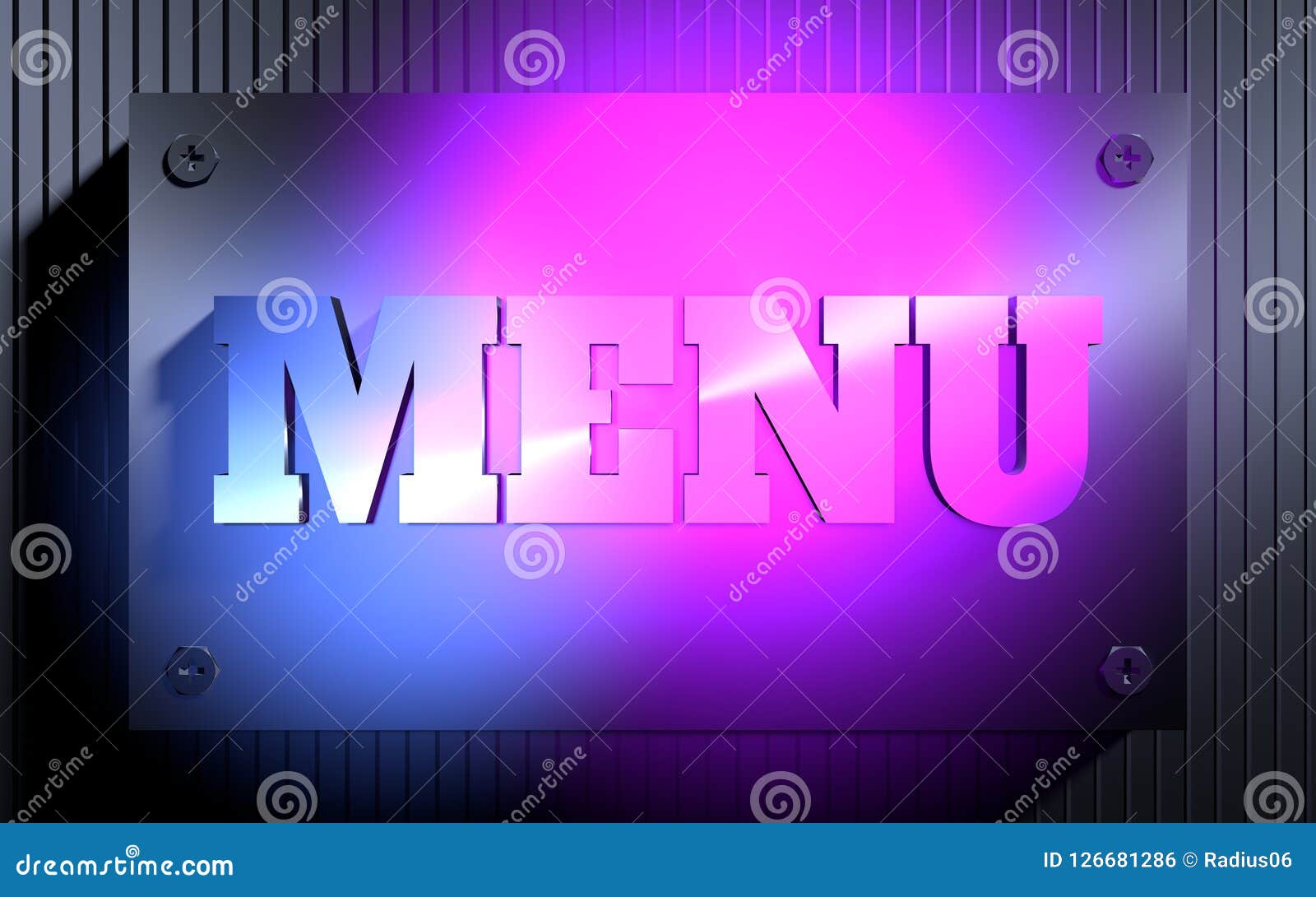Menu Word. Abstract Backdrop Stock Illustration - Illustration of ...