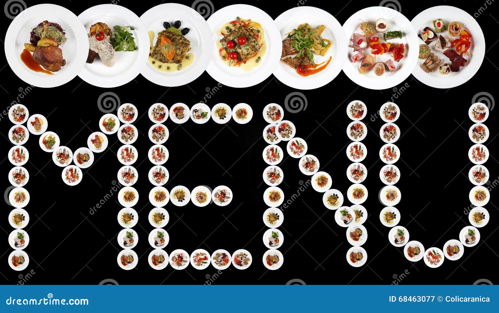 Menu Word In Pasta Shapes Royalty-Free Stock Photo | CartoonDealer.com ...