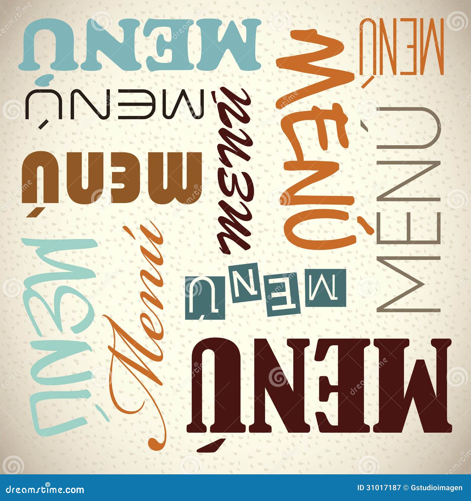 Menu stock vector. Illustration of design, black, cook - 31017187