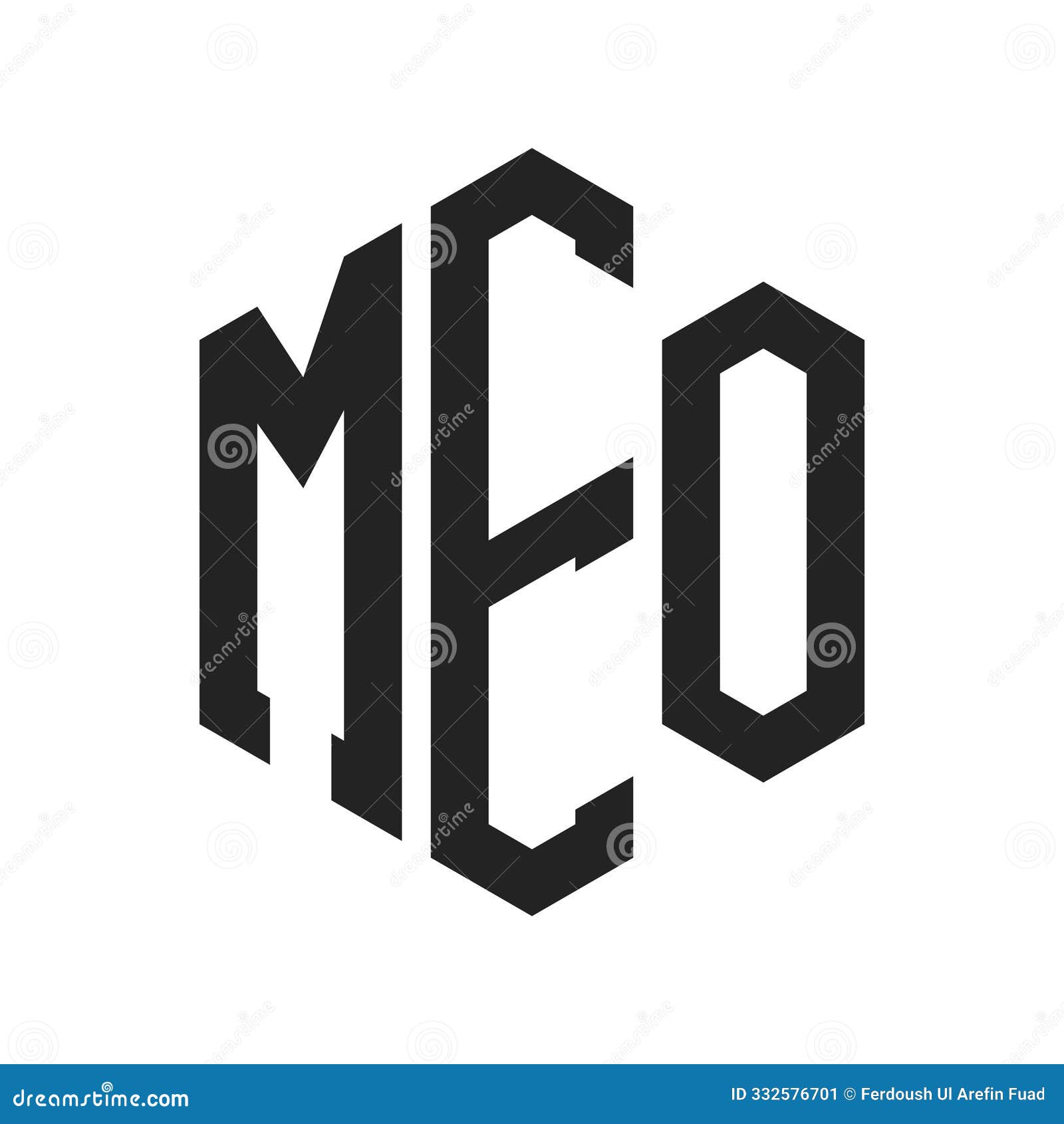 MEO Logo Design. Initial Letter MEO Monogram Logo Using Hexagon Shape ...