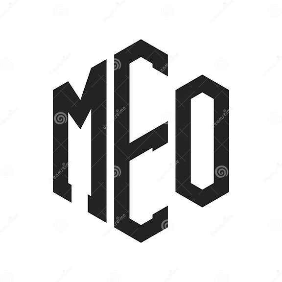 MEO Logo Design. Initial Letter MEO Monogram Logo Using Hexagon Shape ...