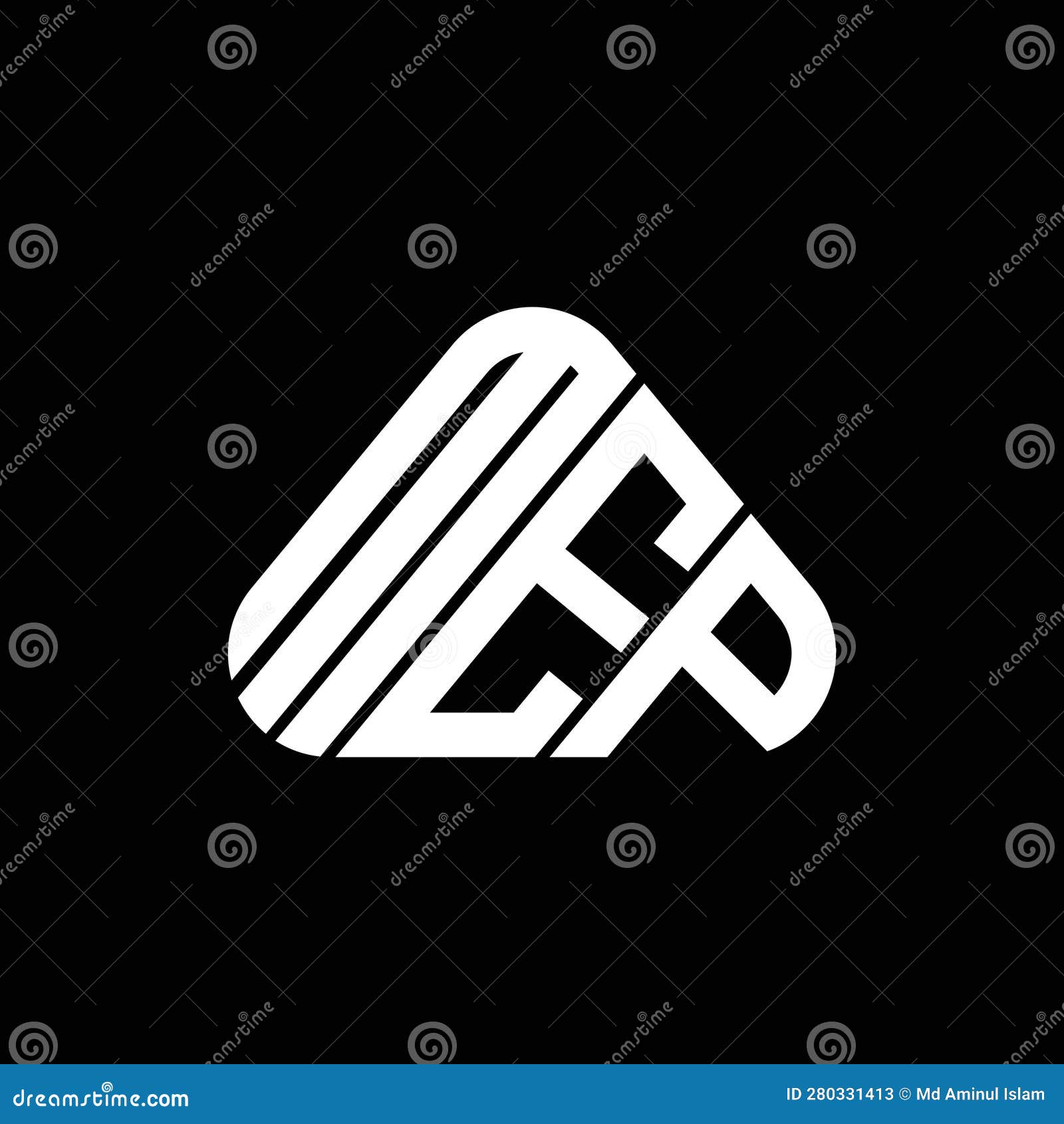 MEP Letter Logo Creative Design with Vector Graphic, MEP Stock Vector ...