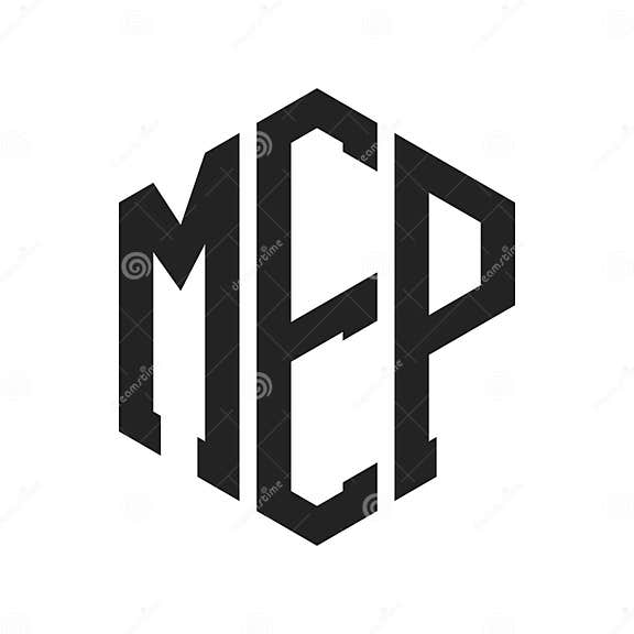 MEP Logo Design. Initial Letter MEP Monogram Logo Using Hexagon Shape ...