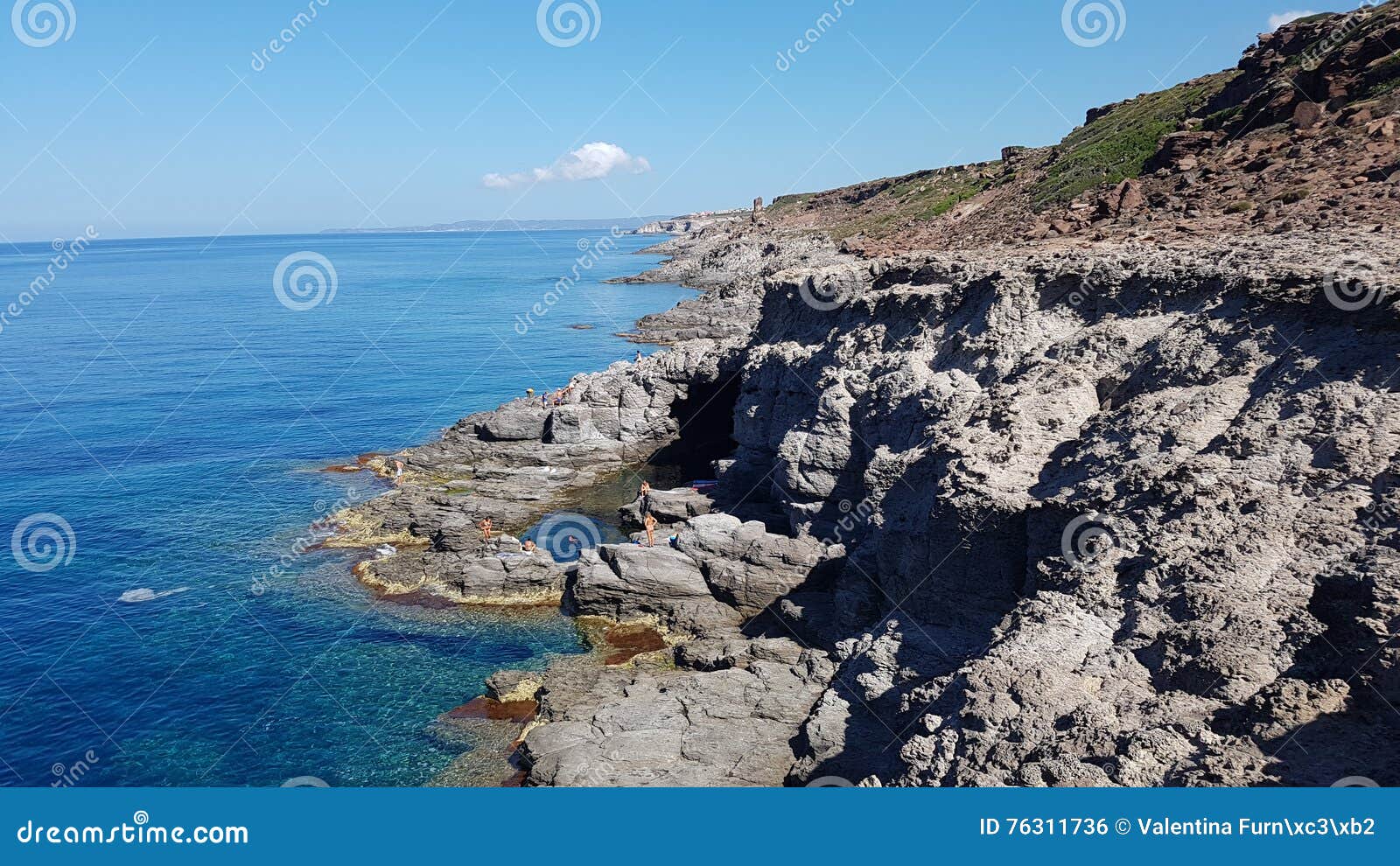 Mer De Sant'Antioco, Sardaigne Photo stock - Image du terrain ...