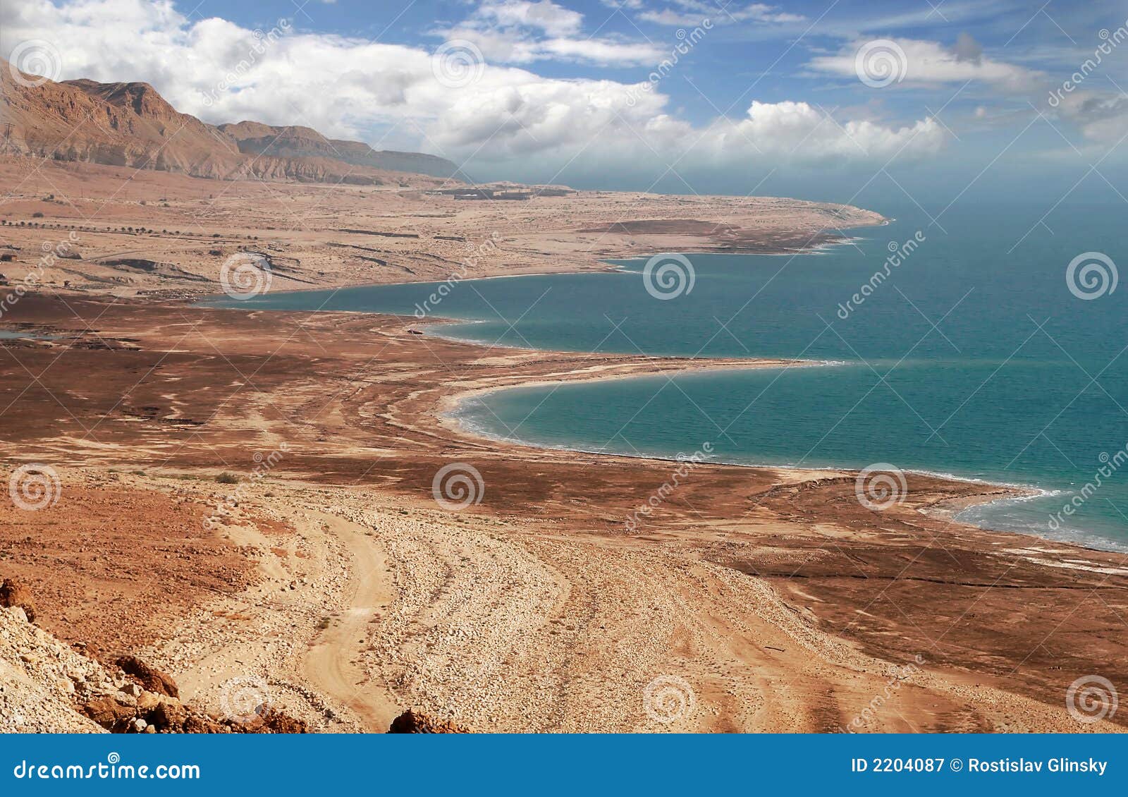 Mer morte. image stock. Image du rivage, normal, sable - 2204087