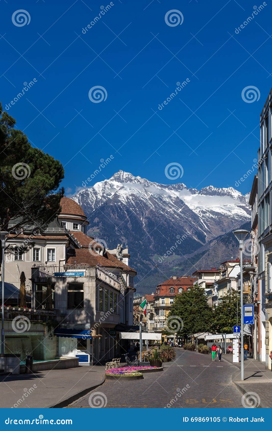 Meran, South Tyrol editorial image. Image of texel, street - 69869105