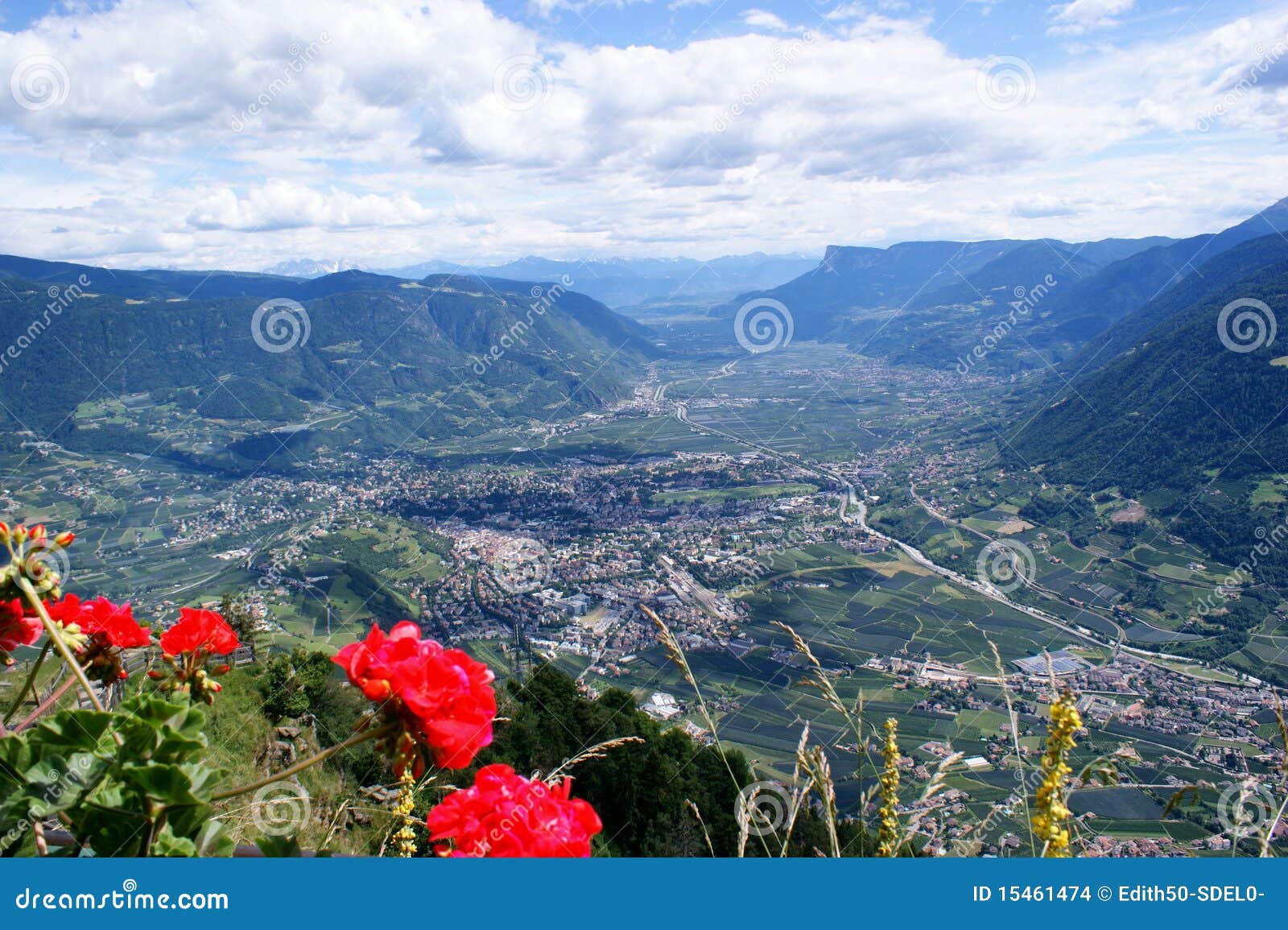 Merano in the Adige Valley in South Tyrol Stock Photo - Image of tyrol ...