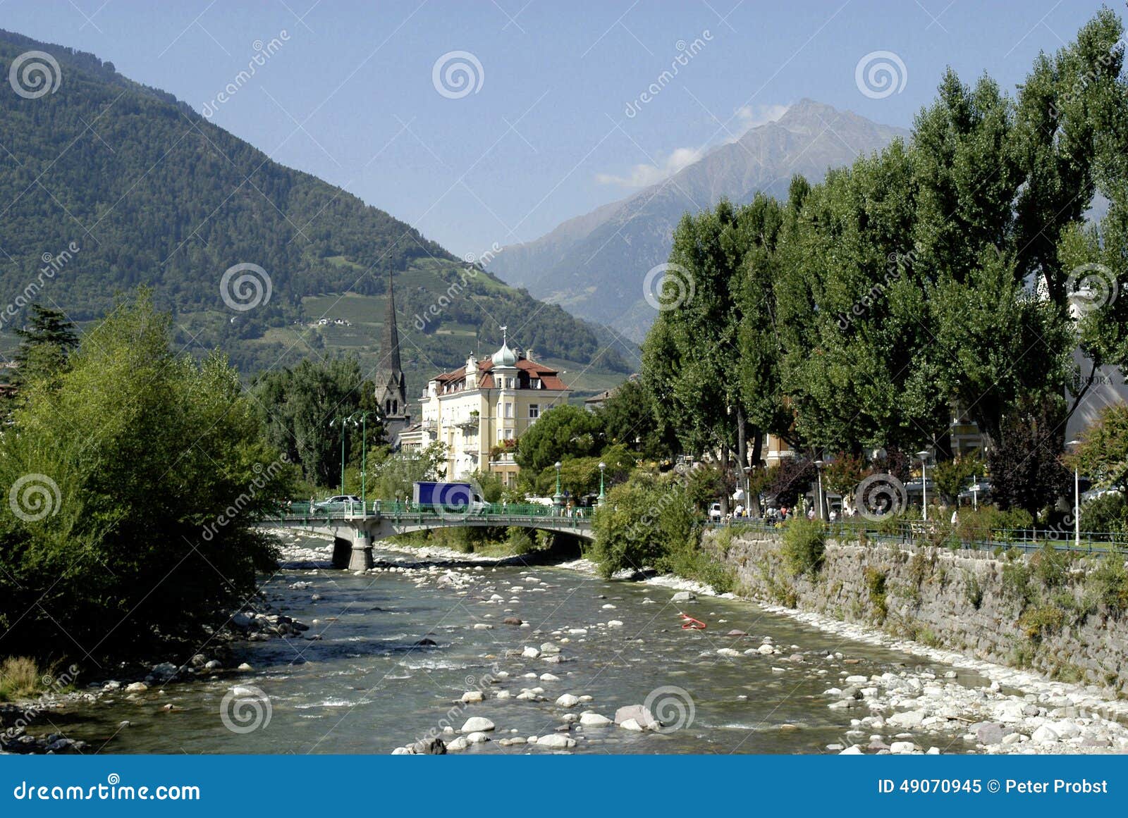 Merano in South Tyrol editorial image. Image of city - 49070945