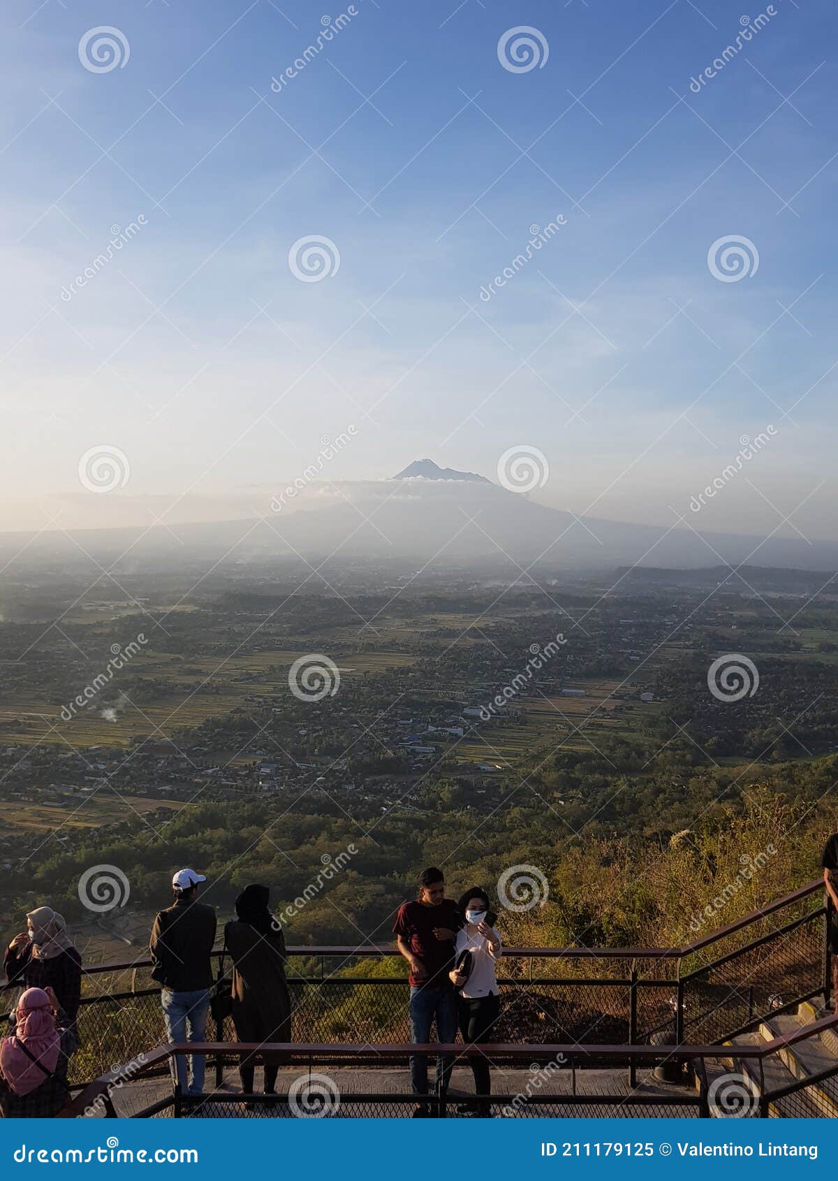 Merapi Mountain View from Heha Sky View Editorial Image - Image of heha ...