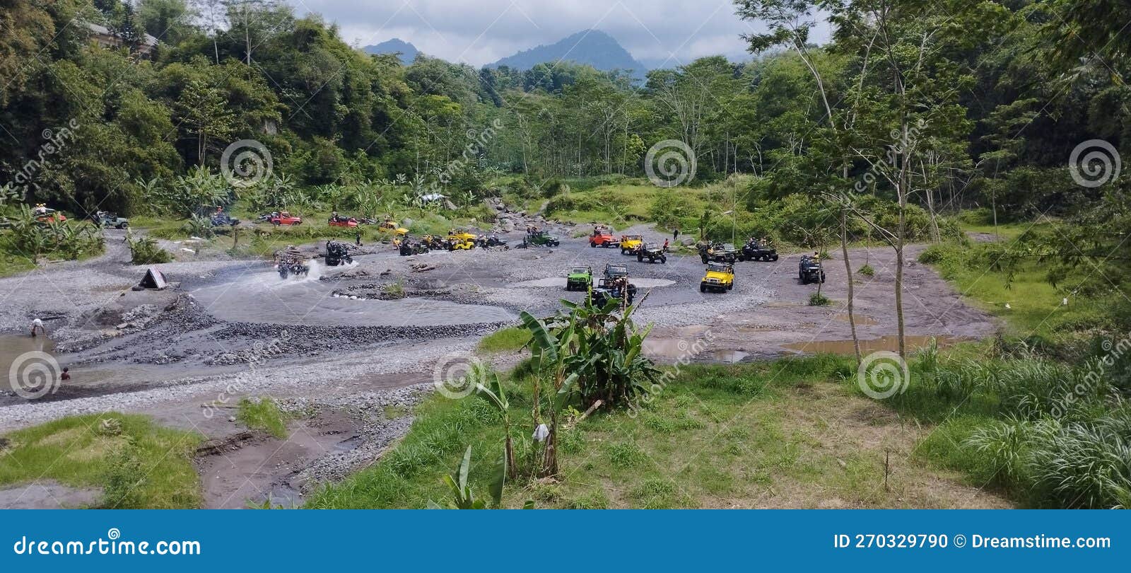 Merapi tour in yogyakarta stock photo. Image of yogyakarta - 270329790