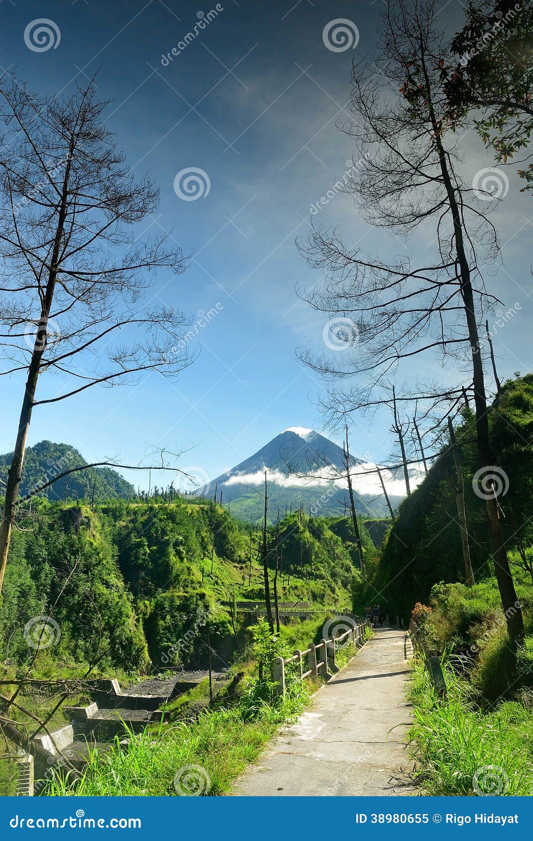 Merapi Volcano stock image. Image of geological, mountain - 38980655