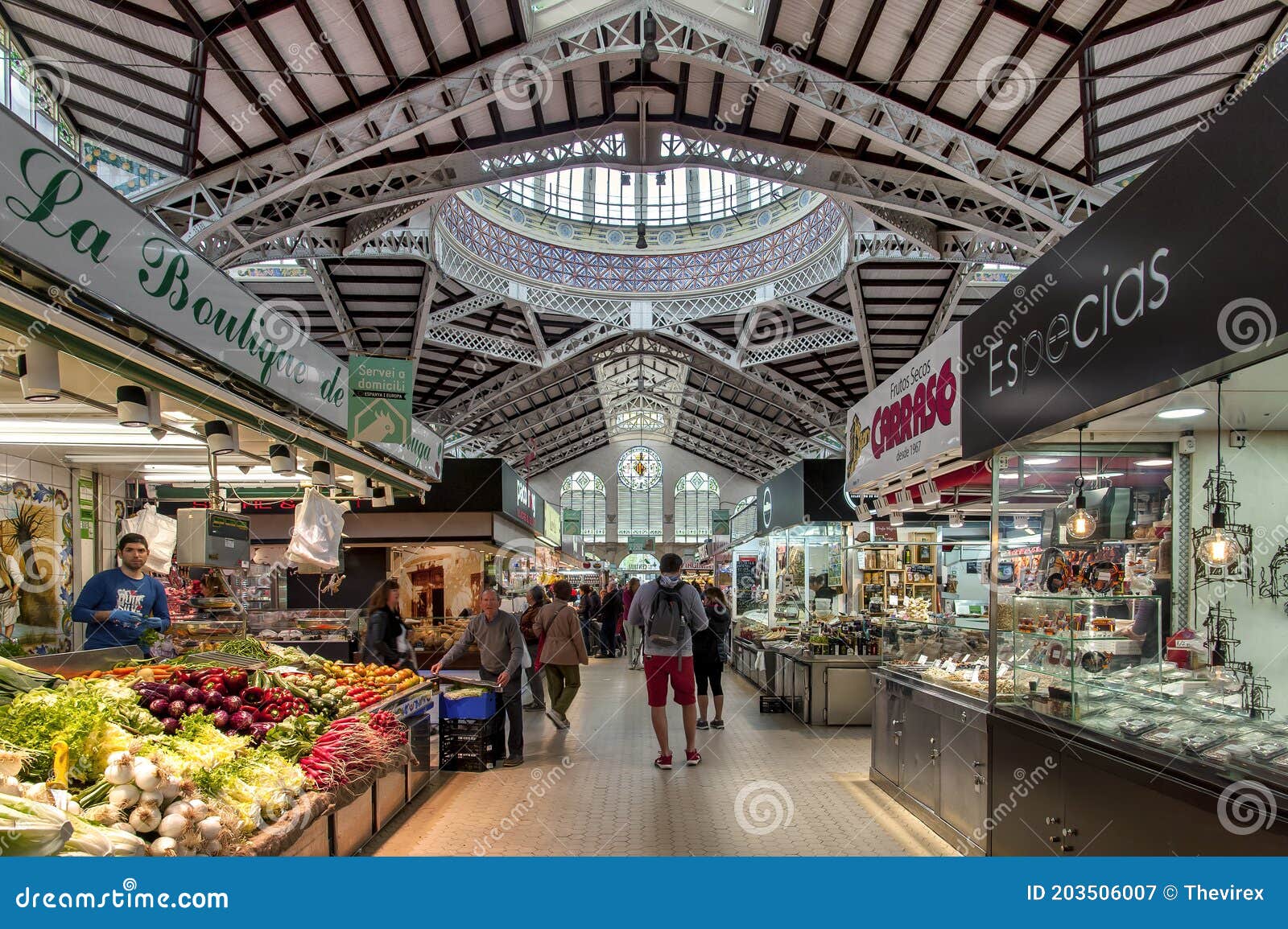 Mercado Central in Valencia, Spain Editorial Photography - Image of ... Mercado Central in Valencia, Spain Editorial Photography - Image of ...