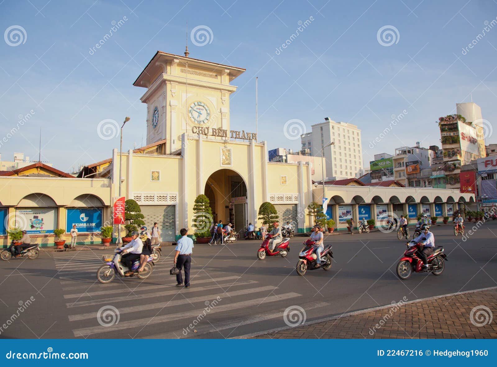 Mercado De Ben Thanh En Saigon Foto editorial - Imagen de negocio, venta: 22467216