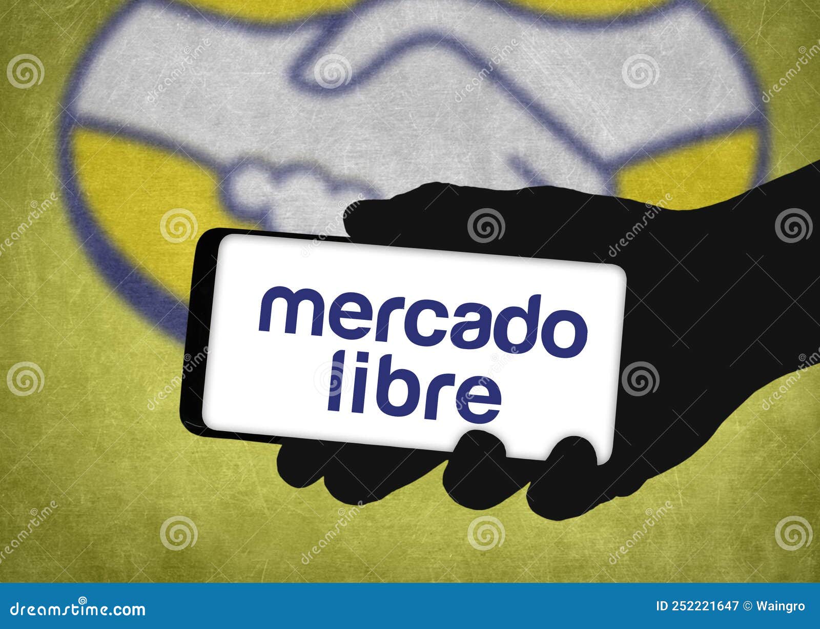 Mercado Libre Company Logo on Mobile Device Editorial Photography ...