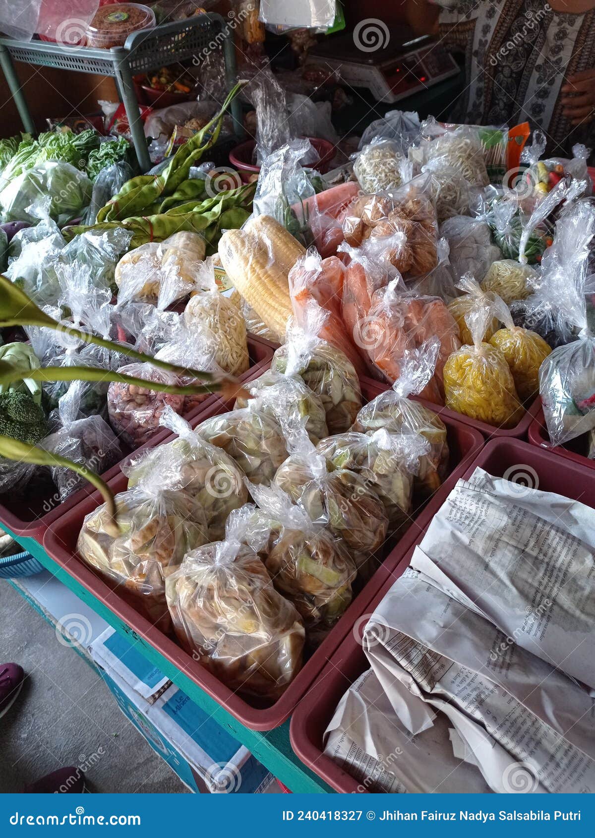 Mercado Tradicional De Java Occidental Imagen de archivo - Imagen de ...