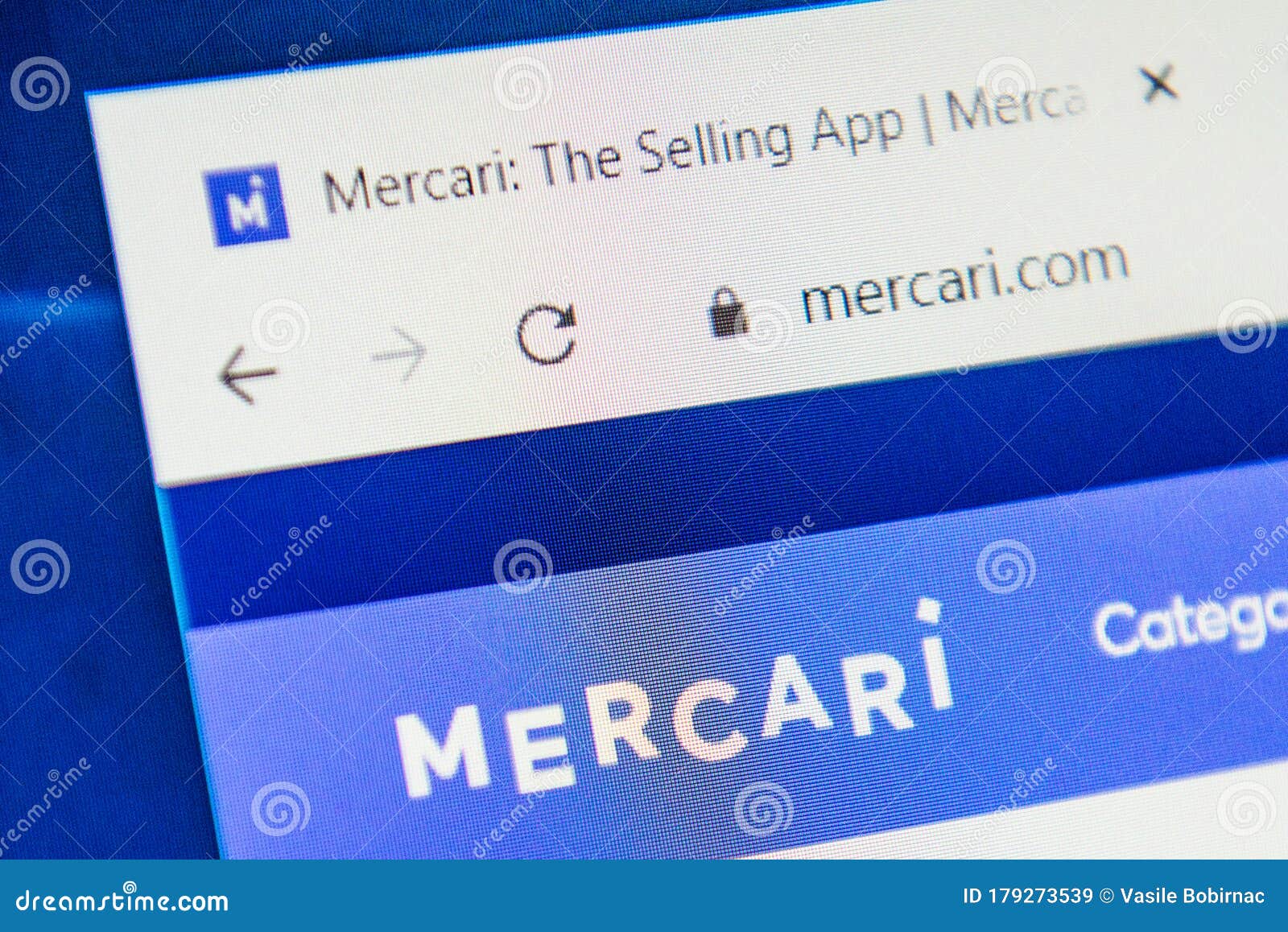 Mercari.com Web Site. Selective Focus. Editorial Stock Image - Image of ...