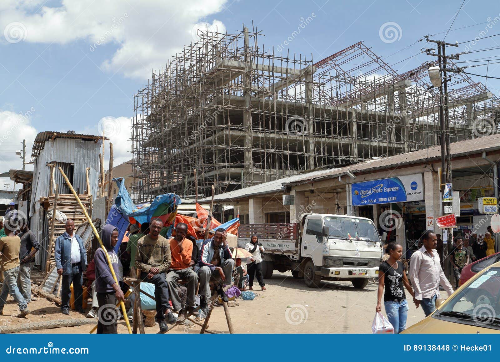The Mercato Market of Addis Ababa Editorial Stock Photo - Image of ...