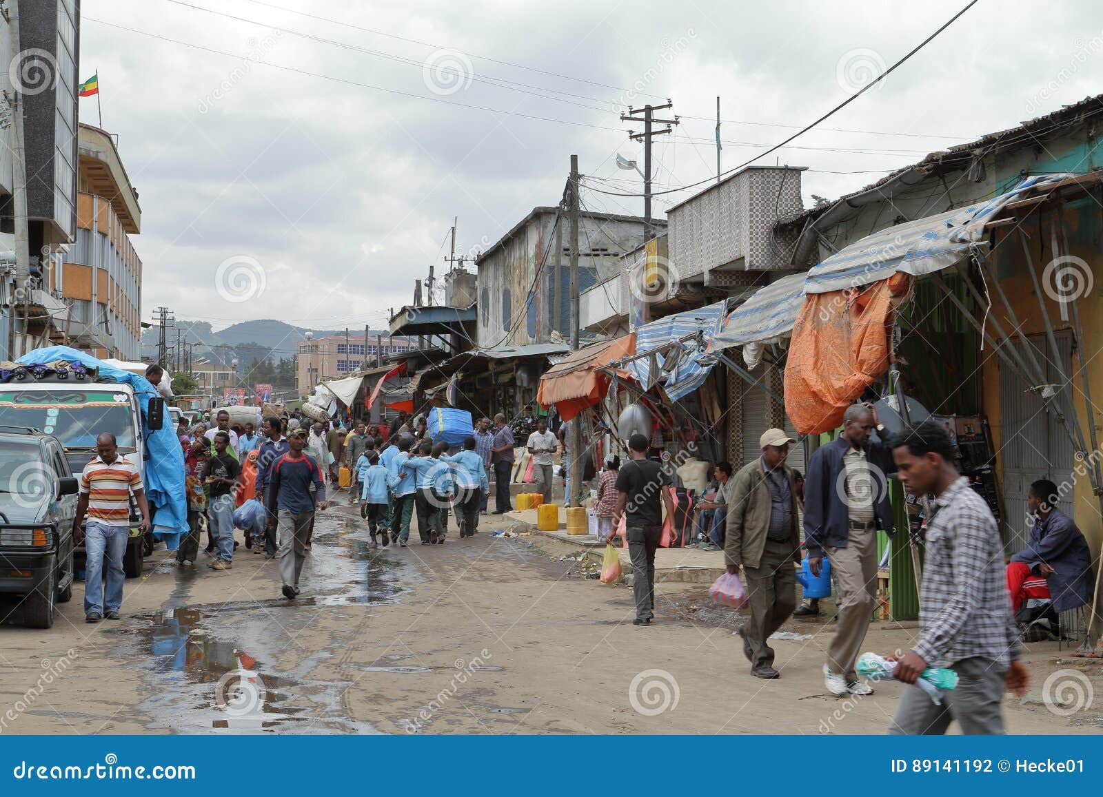 The Mercato Market of Addis Ababa Editorial Photography - Image of ...