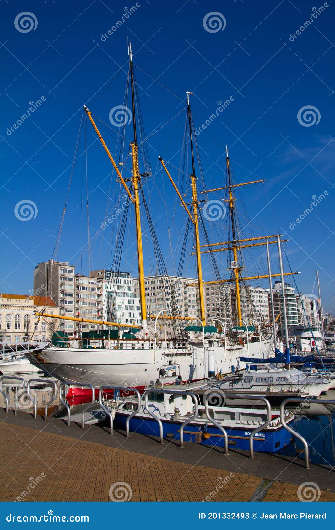 Belgium, the Mercator Ship in the Port of Ostend Editorial Stock Photo ...