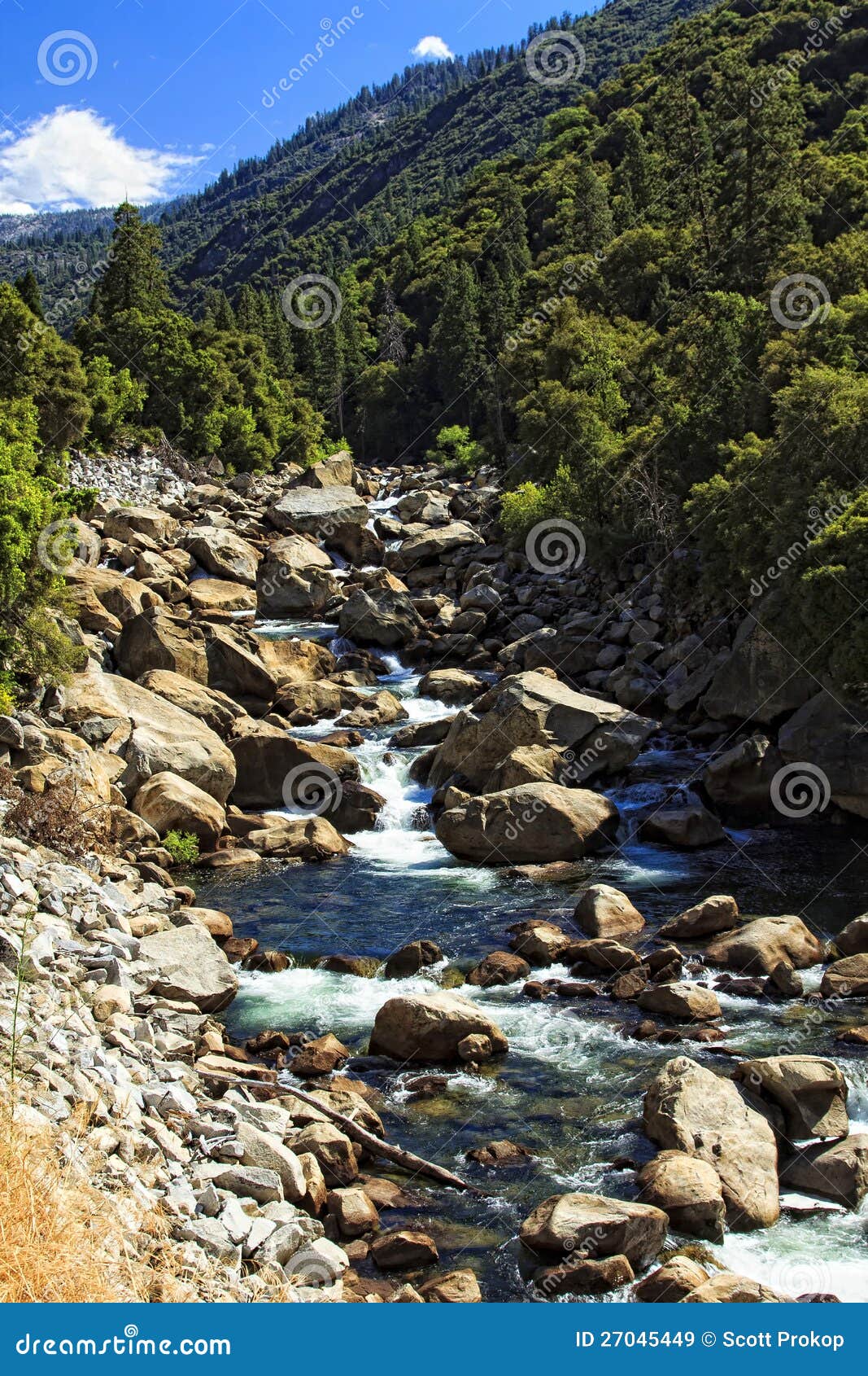 Merced River stock image. Image of california, yosemite - 27045449