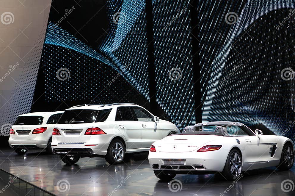 Mercedes on 64rd IAA editorial photo. Image of klasse - 21304361