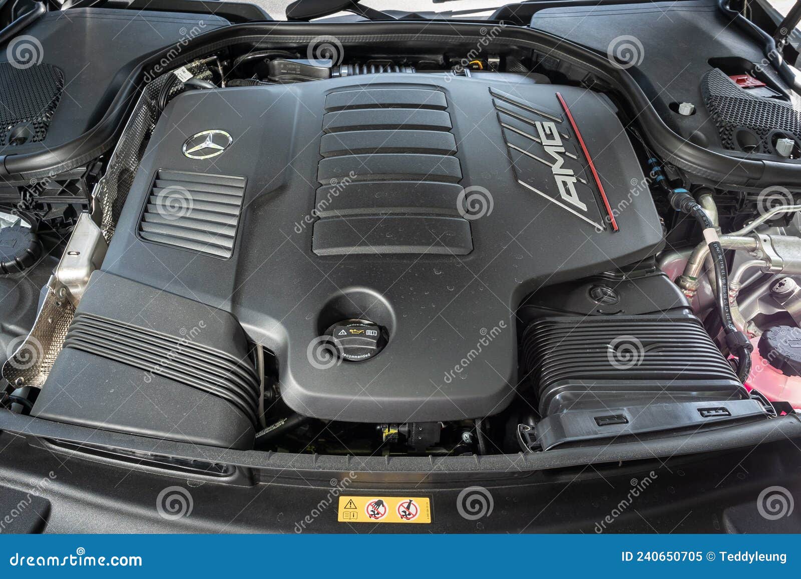 Mercedes-AMG E53 2022 Engine Editorial Image - Image of vehicle ...