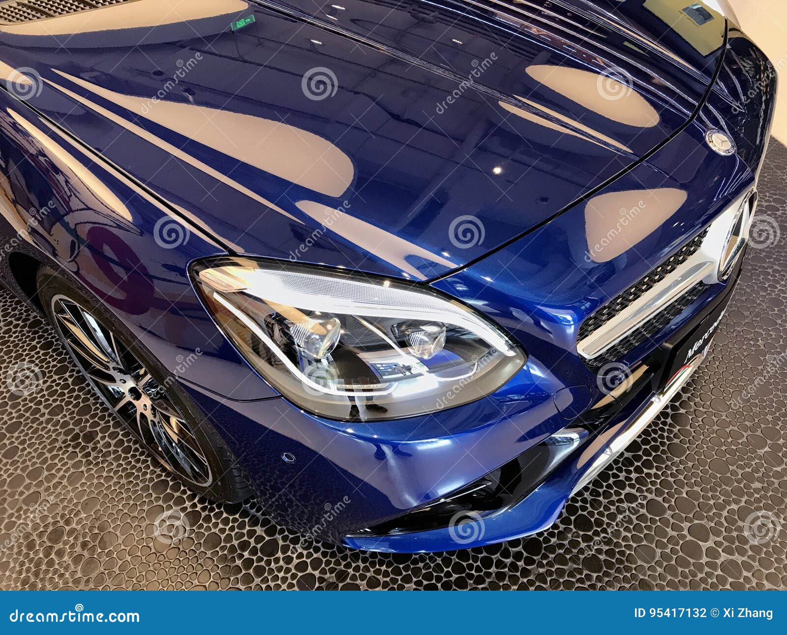 Mercedes Benz Car Head Light Editorial Photography - Image of luxury ...