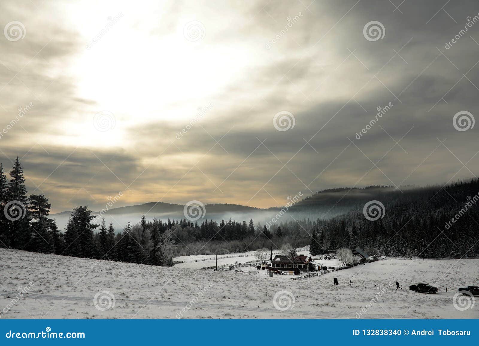 Mercedes-Benz X Class in the Winter Editorial Image - Image of shoot ...