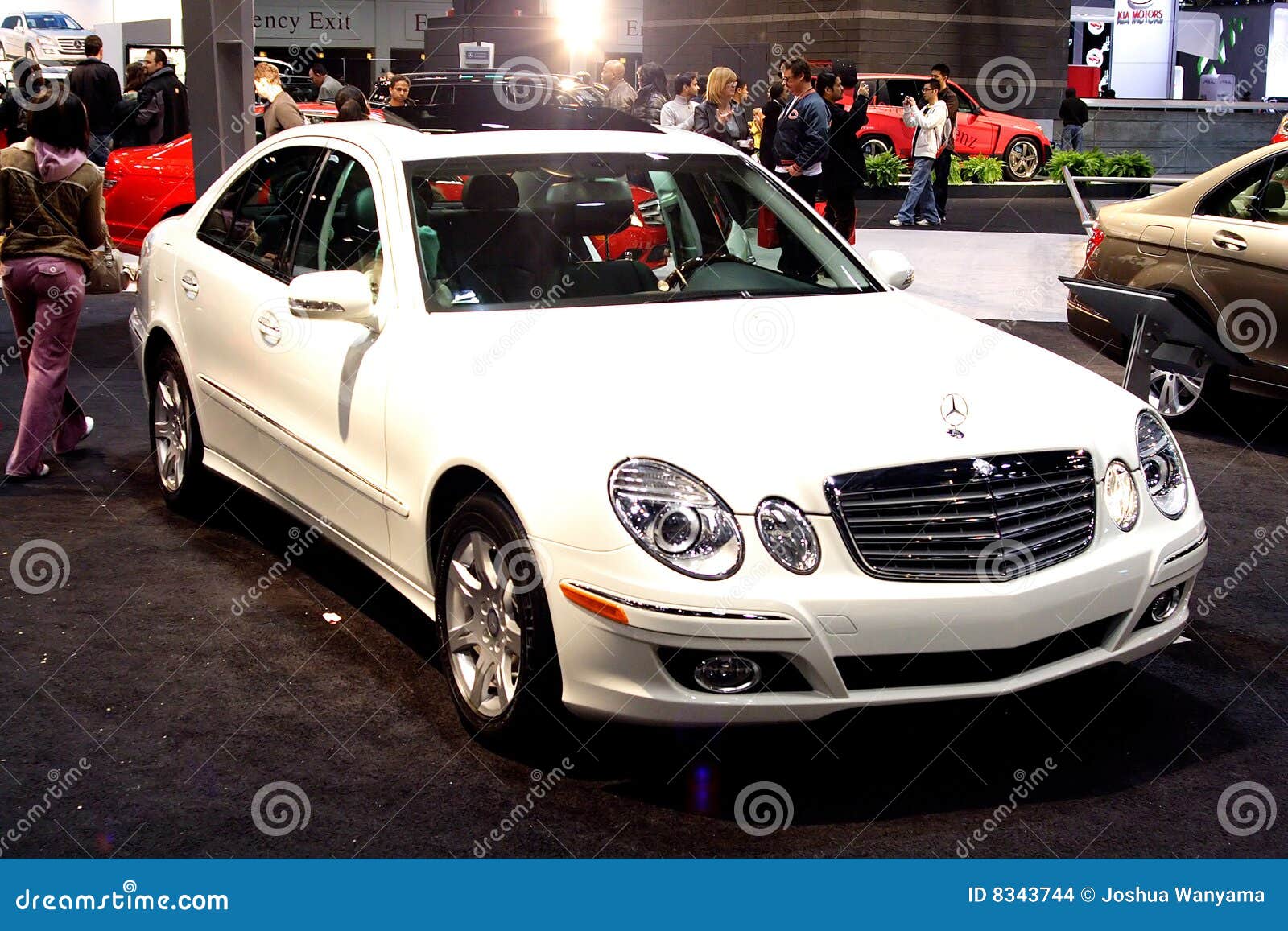 Mercedes Benz E320 editorial stock image. Image of indoors - 8343744